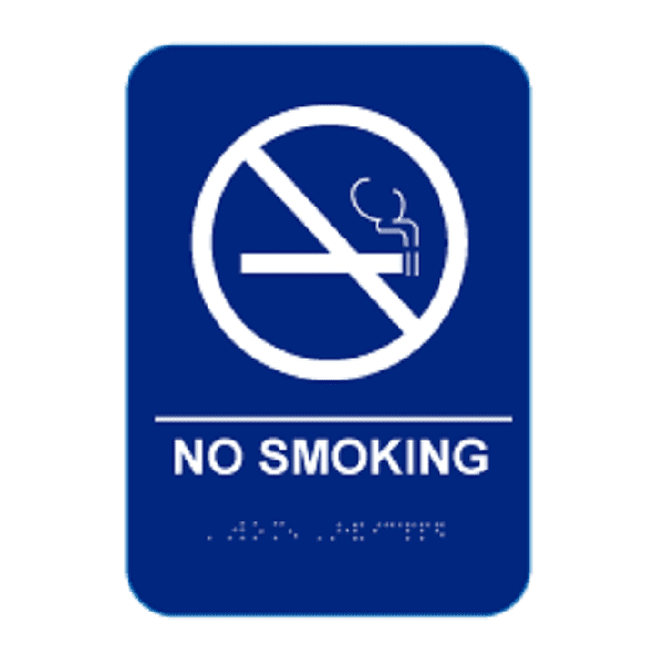 Cal Royal No Smoking Sign, 6" x 9" - Walmart.com