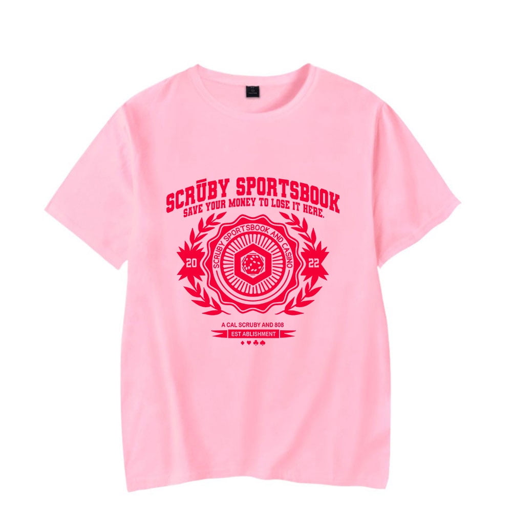 Cal Scruby Sportsbook T-Shirt Men/Women Streetwear T-Shirt Shirt Short ...
