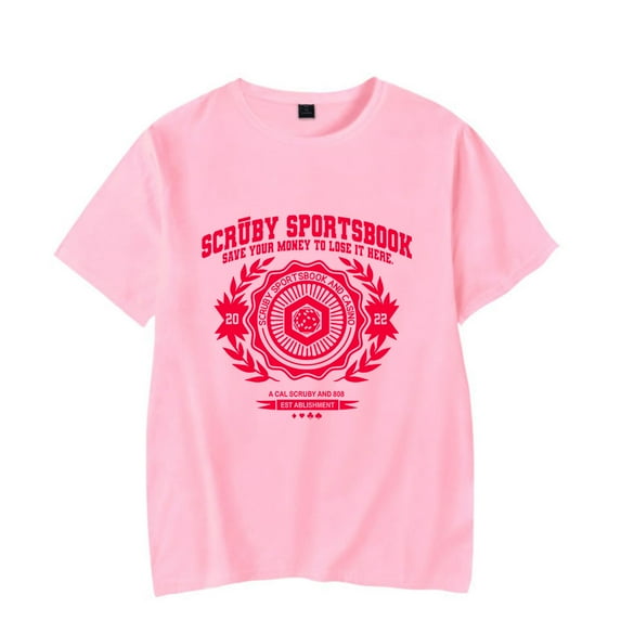 Cal Scruby Sportsbook T-Shirt Men/Women Streetwear T-Shirt Shirt Short ...