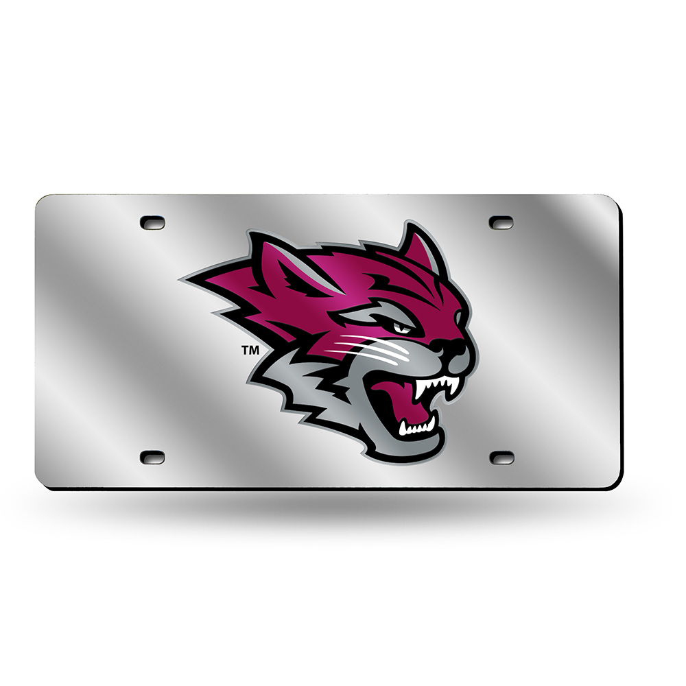 Cal State Chico Wildcats Mirrored Laser Cut License Plate Laser Tag ...
