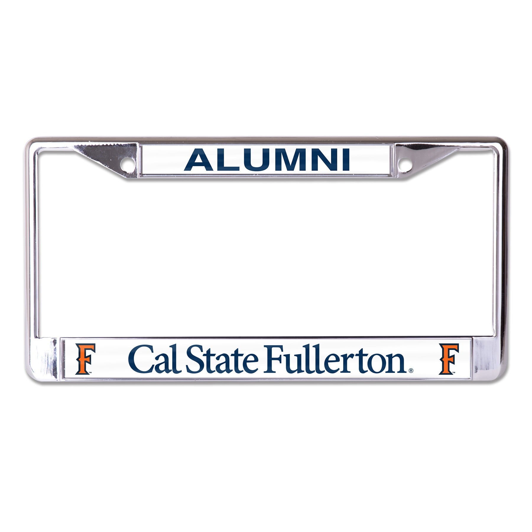 Cal State Fullerton Alumni Chrome License Plate Frame - Walmart.com