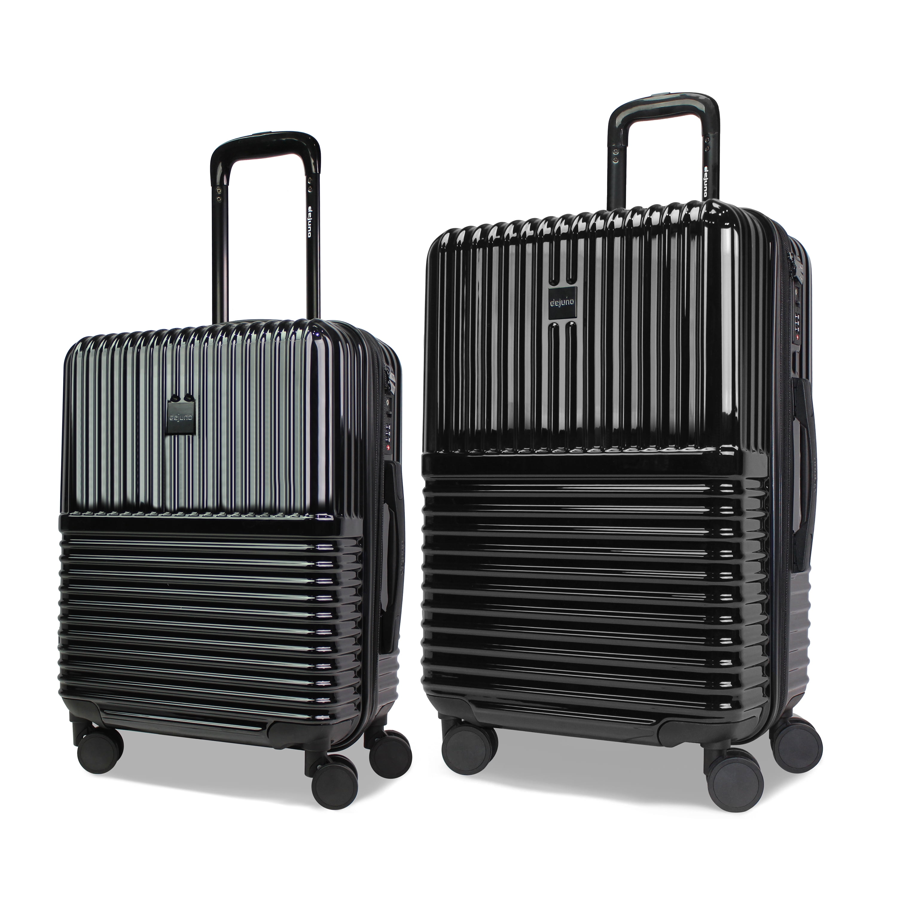 CalBags Dejuno Tonal 2-Piece Polycarbonate Lightweight Hardside Expandable Spinner Luggage Set ...
