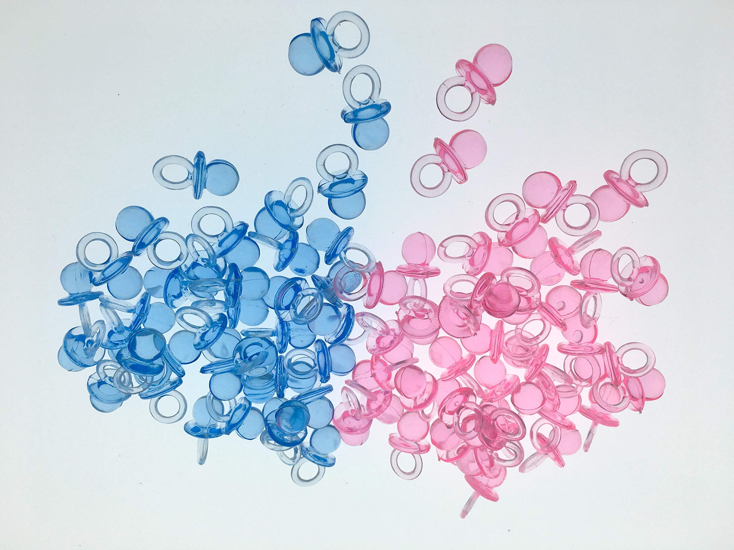 CalCastle Craft (144 Pieces) 3/4" Small Acrylic Baby Pacifiers Baby ...