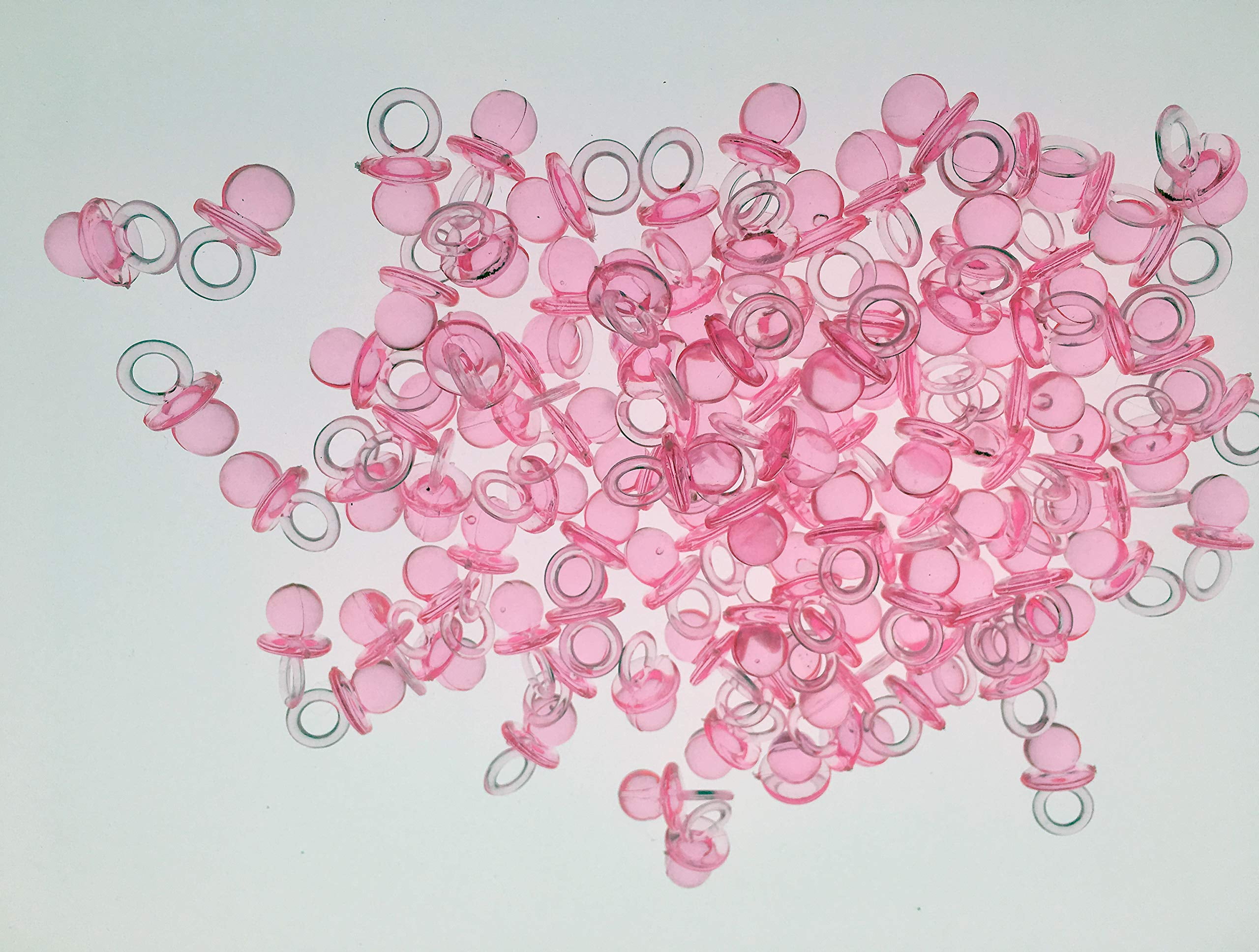 CalCastle Craft (144 Pieces) 3/4" Small Acrylic Baby Pacifiers Baby ...