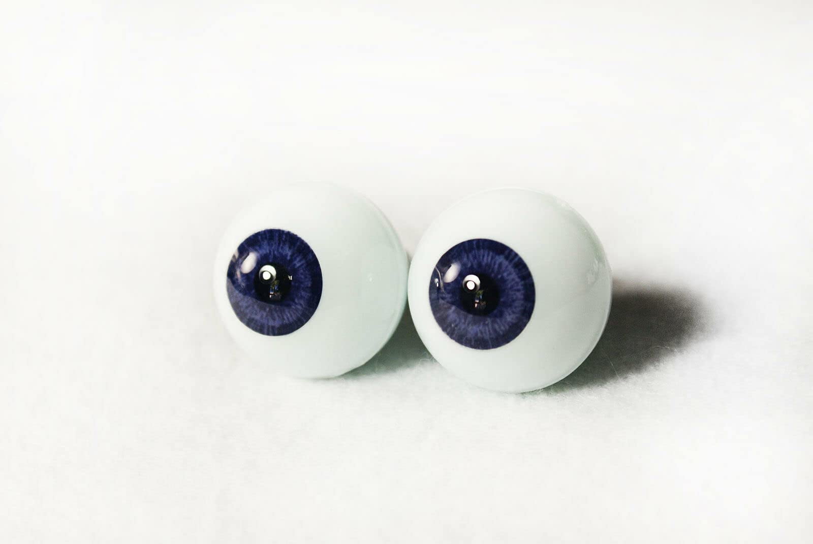 CalCastle Craft 2pcs Glastic Hyper-Realistic Doll Eyes Eyeball Made in ...