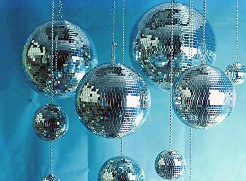 CalCastle Craft Disco Light Mirror Ball with Hanging Ring/String Multi ...