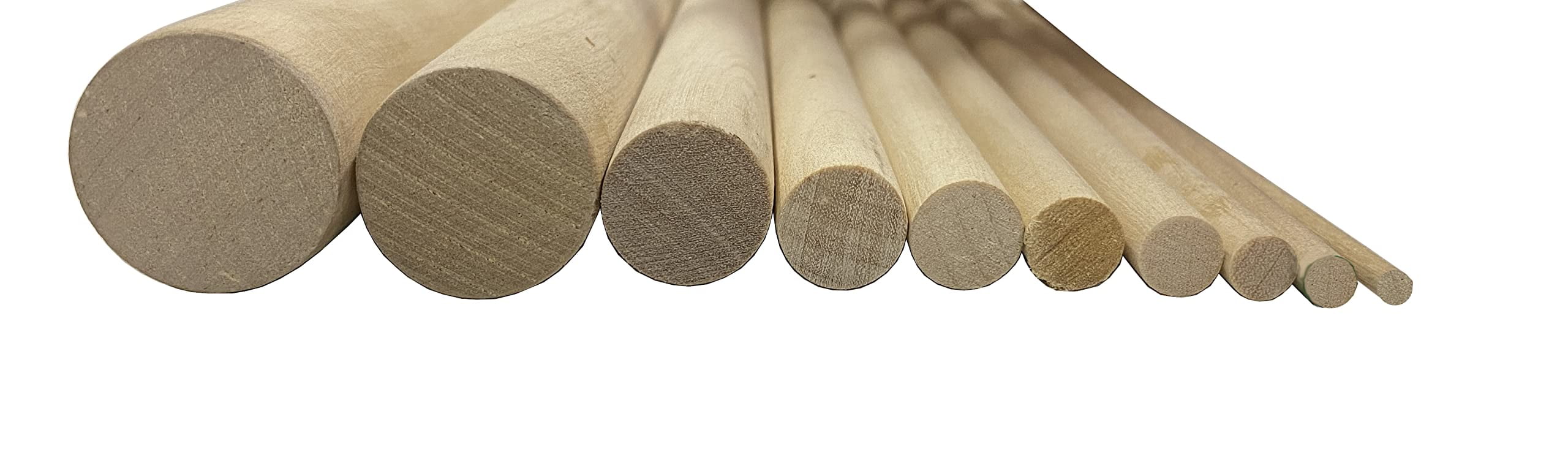 CalCastle Craft Dowel Wooden Rods Pins for Craft Projects or Wood ...