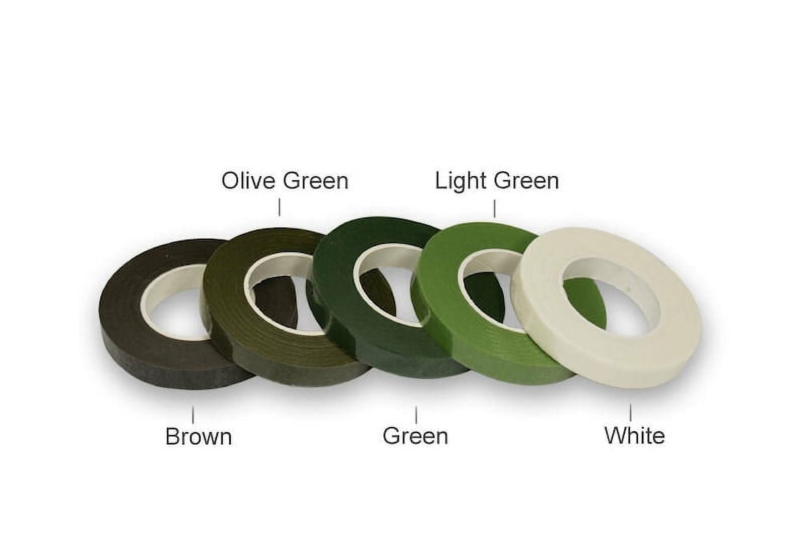 CalCastle Craft Floral Tape Stem Wrap Tape Florist Tape 2pcs/pkg (White ...