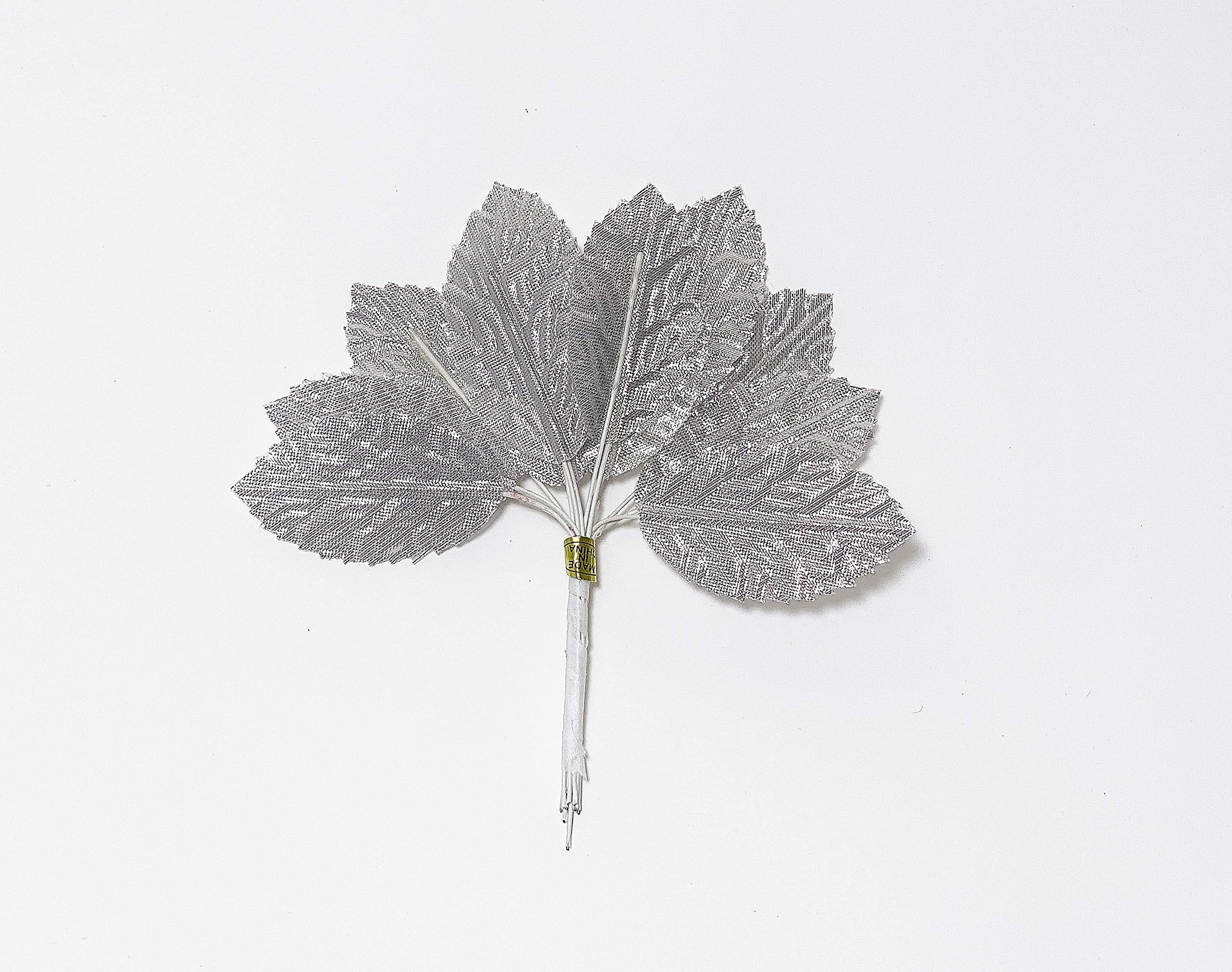 CalCastle Craft Silk Leaf Artificial Leaves DIY Corsage Boutonniere ...