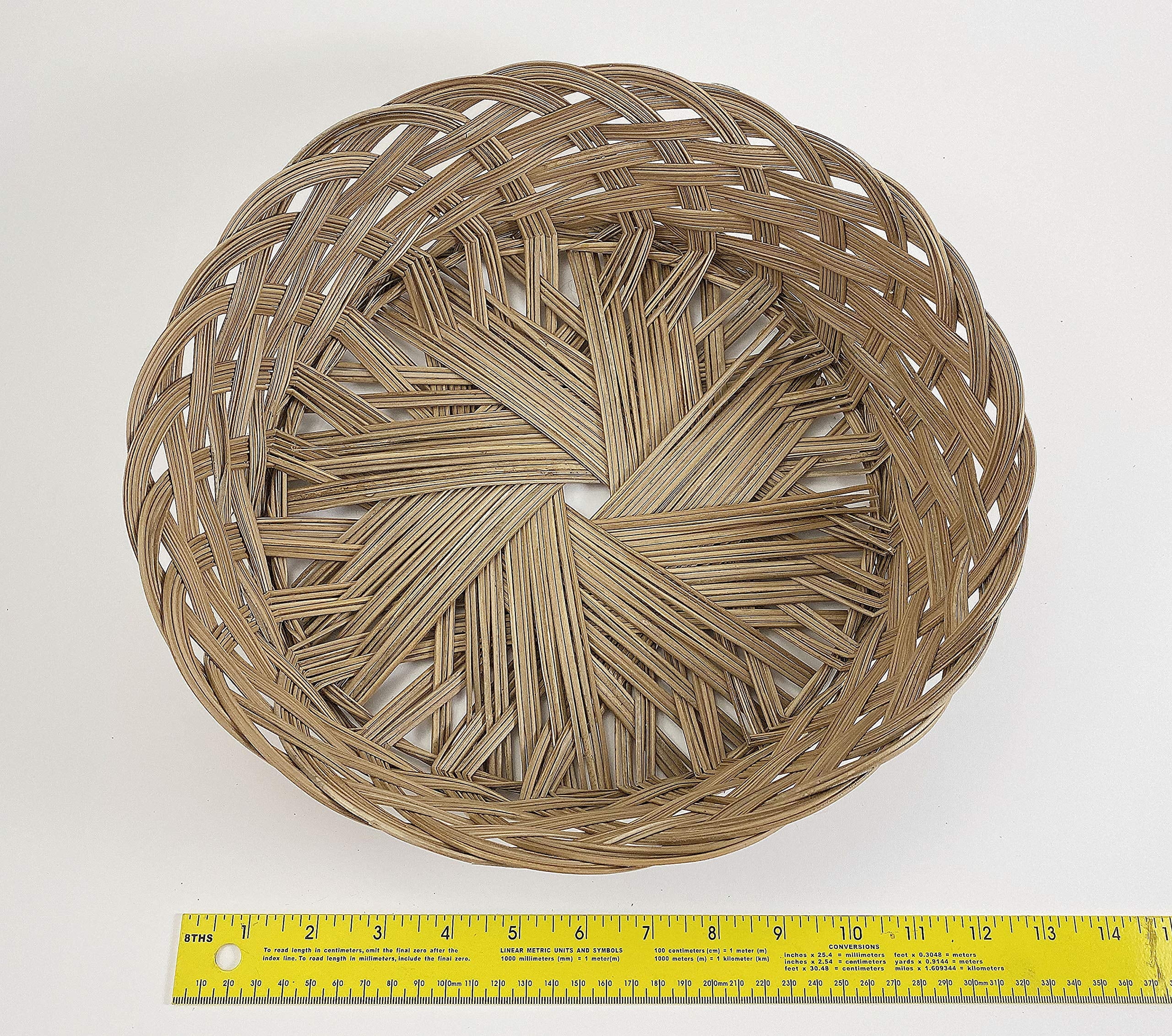 CalCastle Round Gift Baskets, Woven Bread Roll Baskets, Food Serving ...