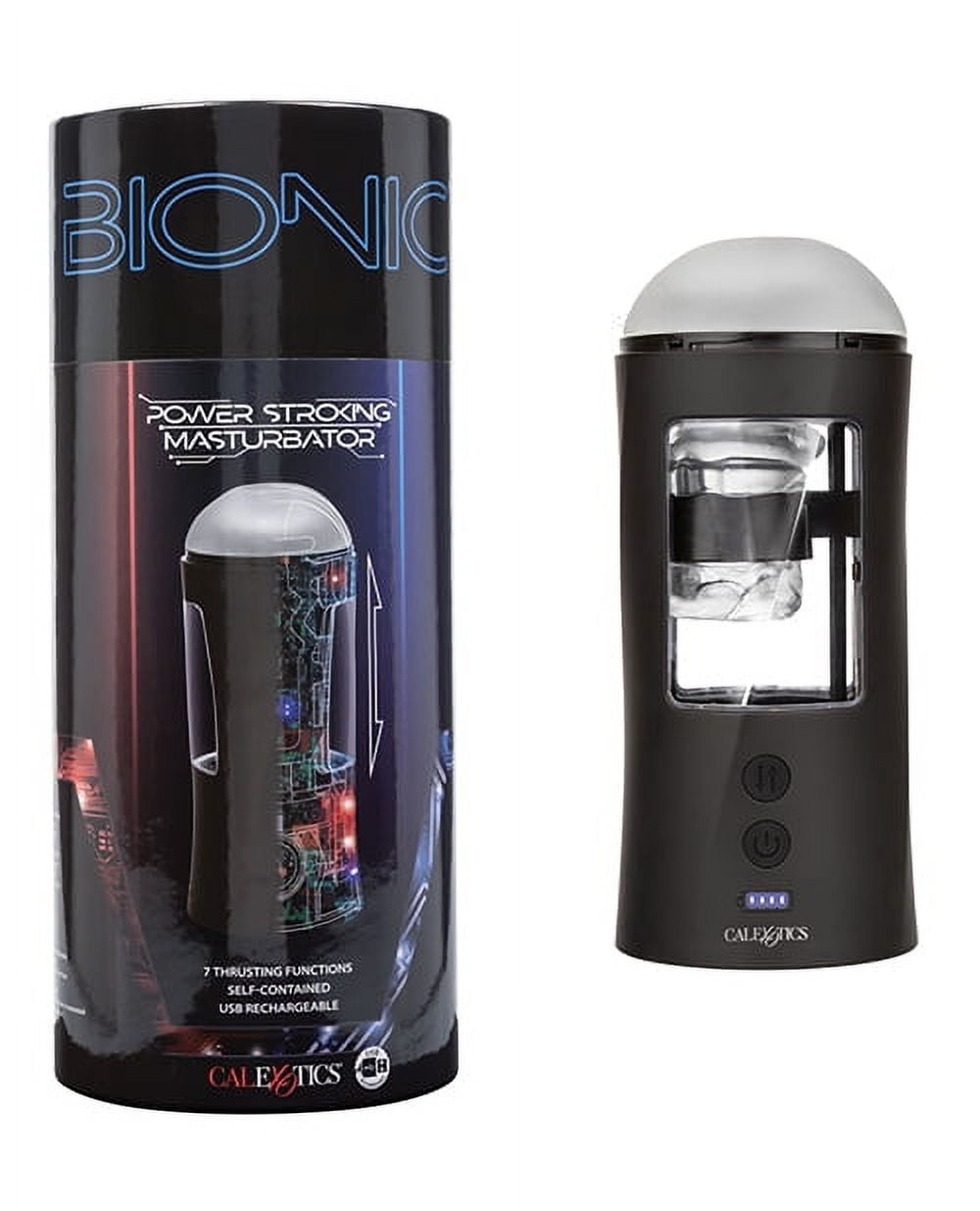 CalExotics Bionic Power Stroking Masturbator - Black - Walmart.com
