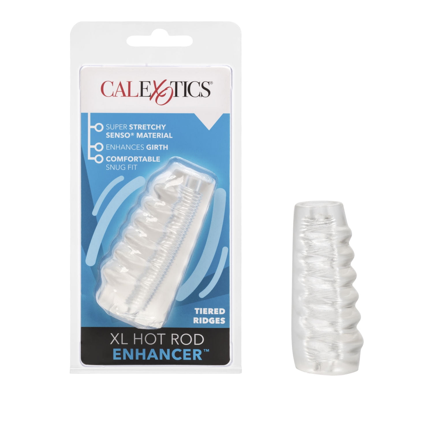 CalExotics Hot Rod XL Bigger Enhancer Male Stroker Tiered Ridges Senso ...