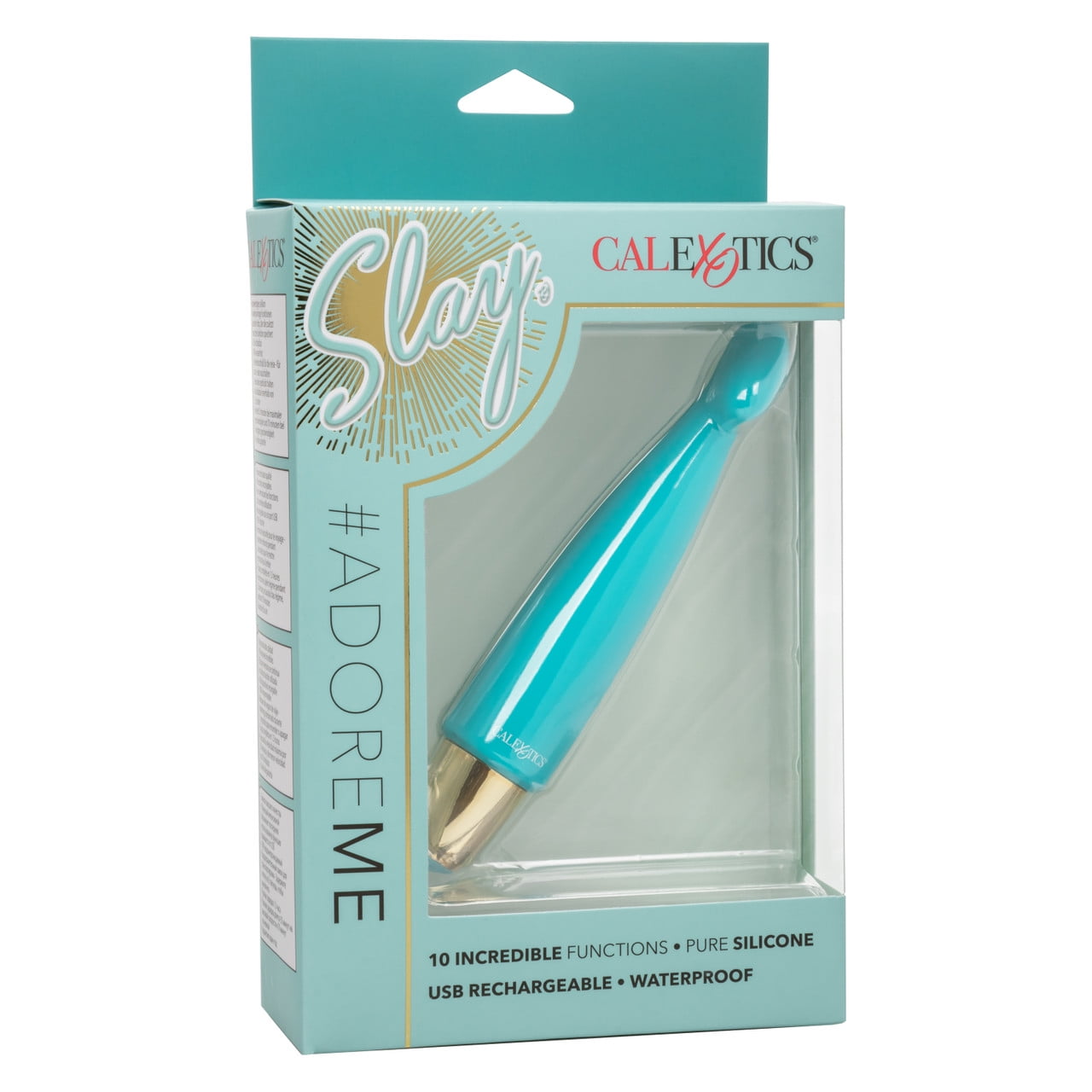 CalExotics Slay #AdoreMe Bullet Vibrator, Turquoise - Walmart.com