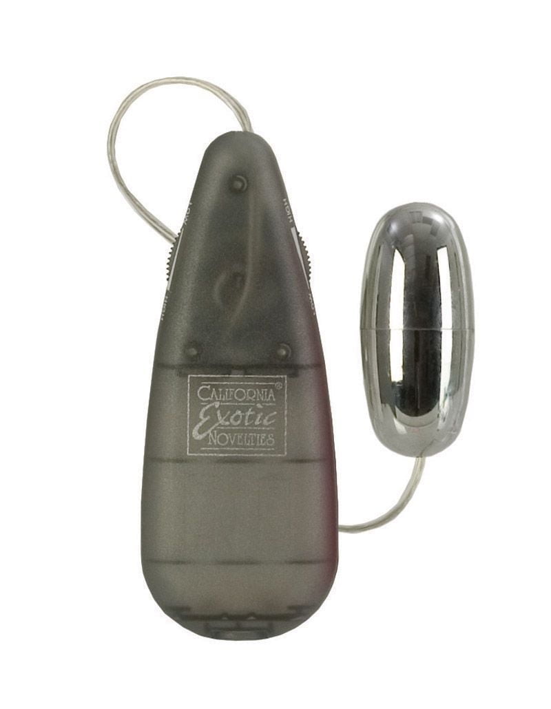 "CalExotics Teardrop Bullet Vibrator, Grey, Powerful Multi-Speed, 2 1/4 ...