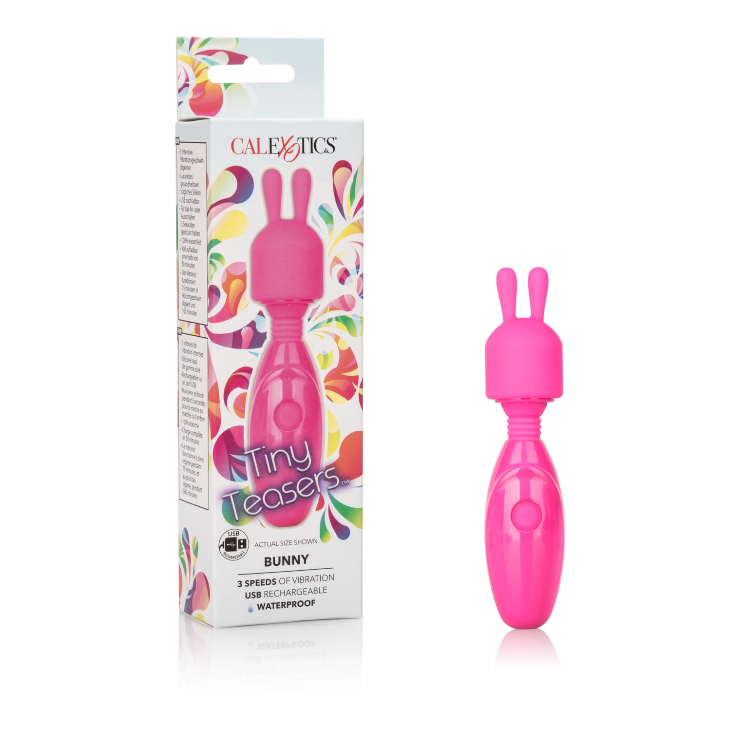CalExotics Tiny Teasers 3-Speed Rechargeable Bunny Vibrator - Walmart.com