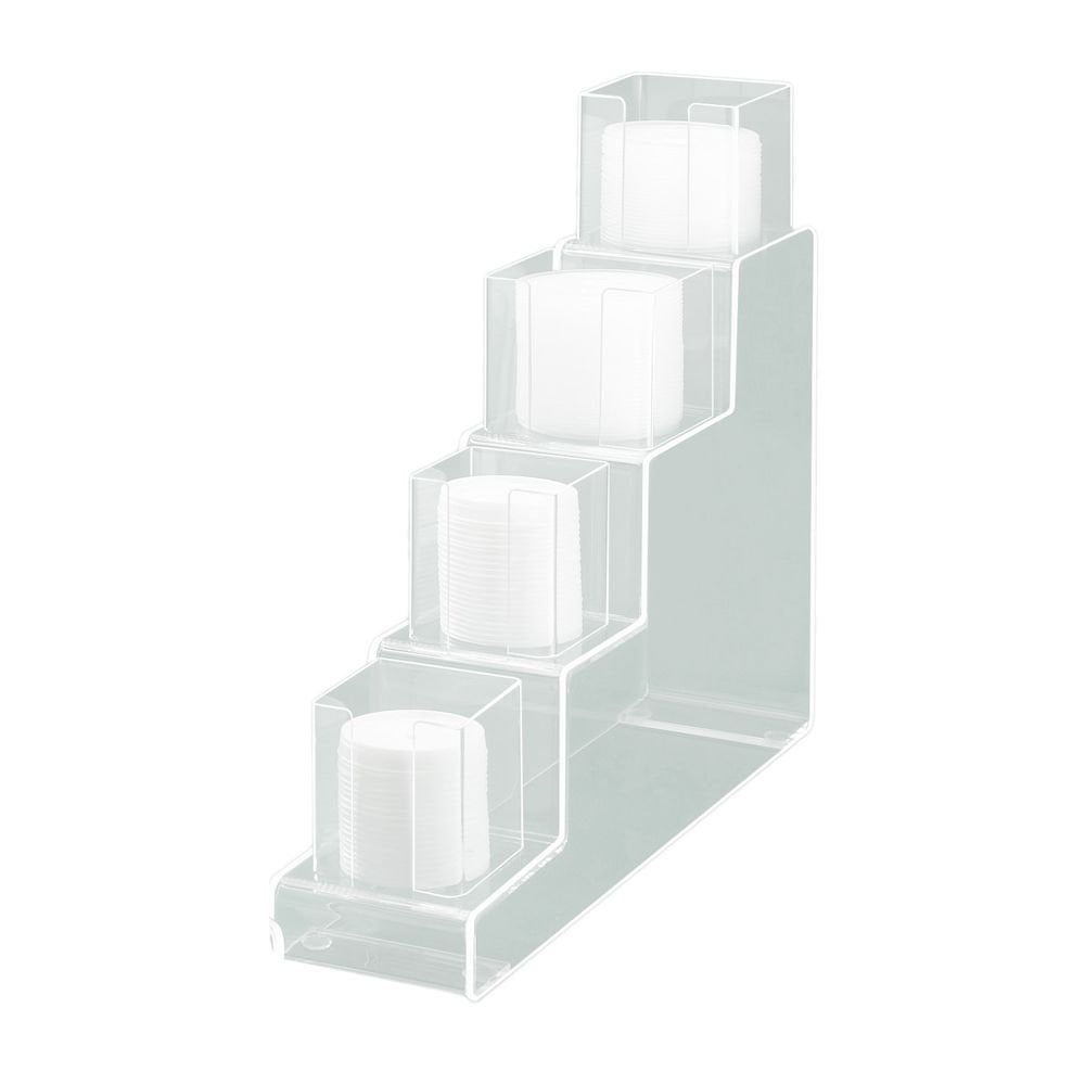 CalMil Clear 4 Step Lid Organizer, 26 x 6 x 20 1/2 inch -- 1 each ...