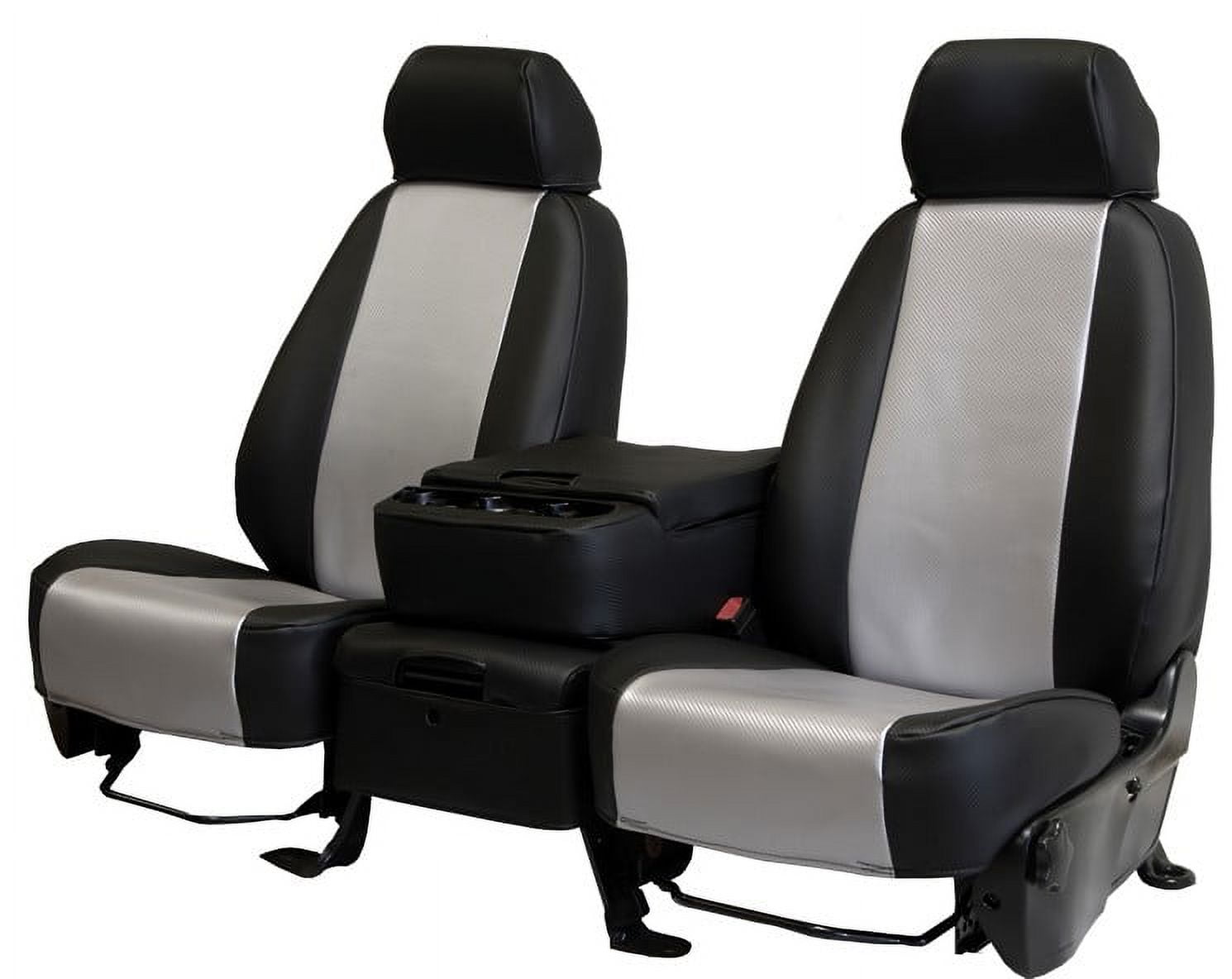 CalTrend Center 60/40 Split Bench Carbon Fiber Seat Covers for 2015 ...