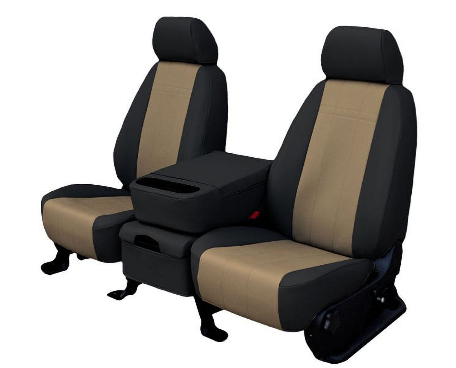 CalTrend Center 60/40 Split Bench Faux Leather Seat Covers for 2007 ...