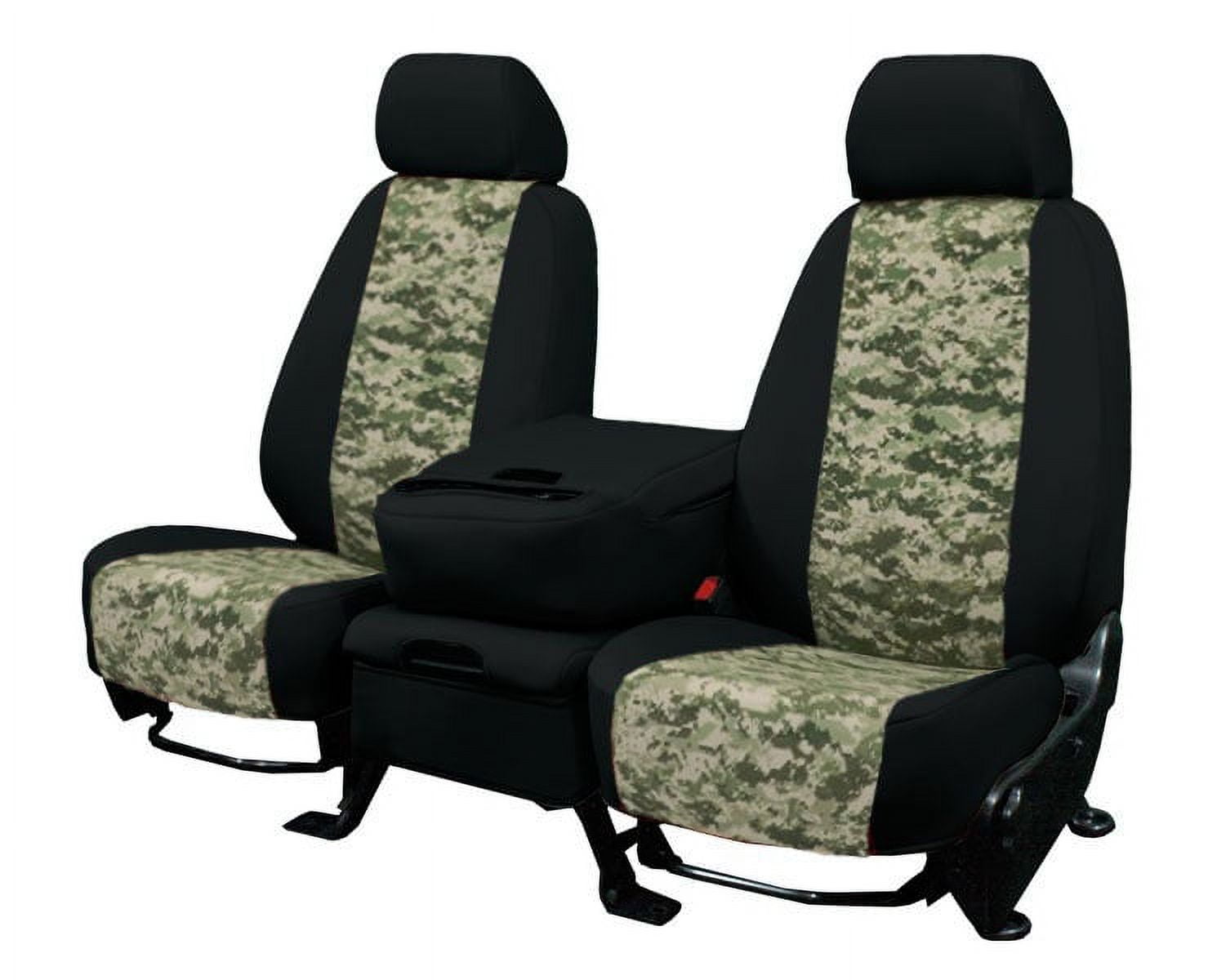 CalTrend Center Captain Chairs Camo Seat Covers for 2008-2010 Chevy/GMC ...