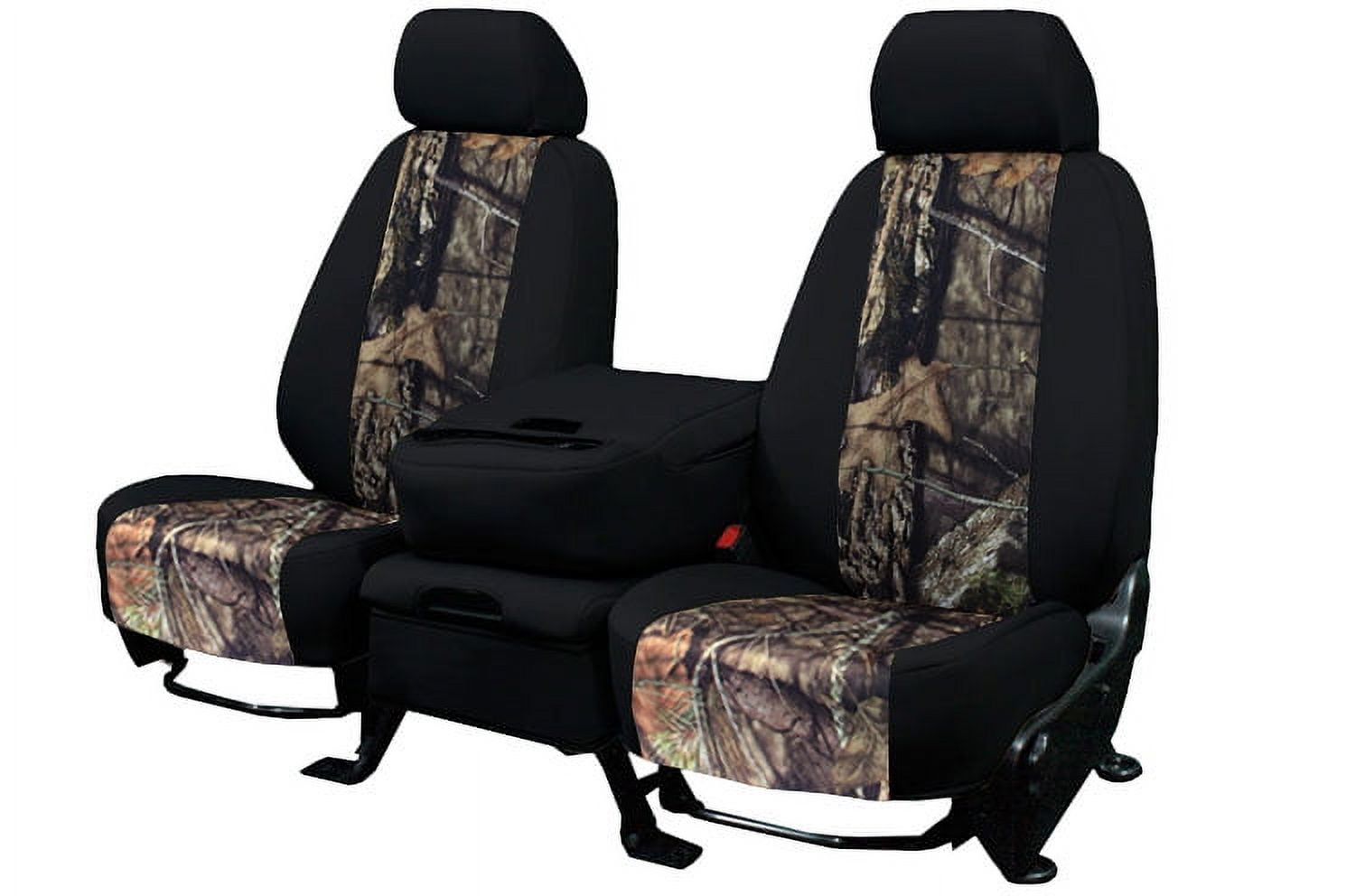 CalTrend Front Solid Bench Mossy Oak Seat Covers for 1998-2003 Ford ...