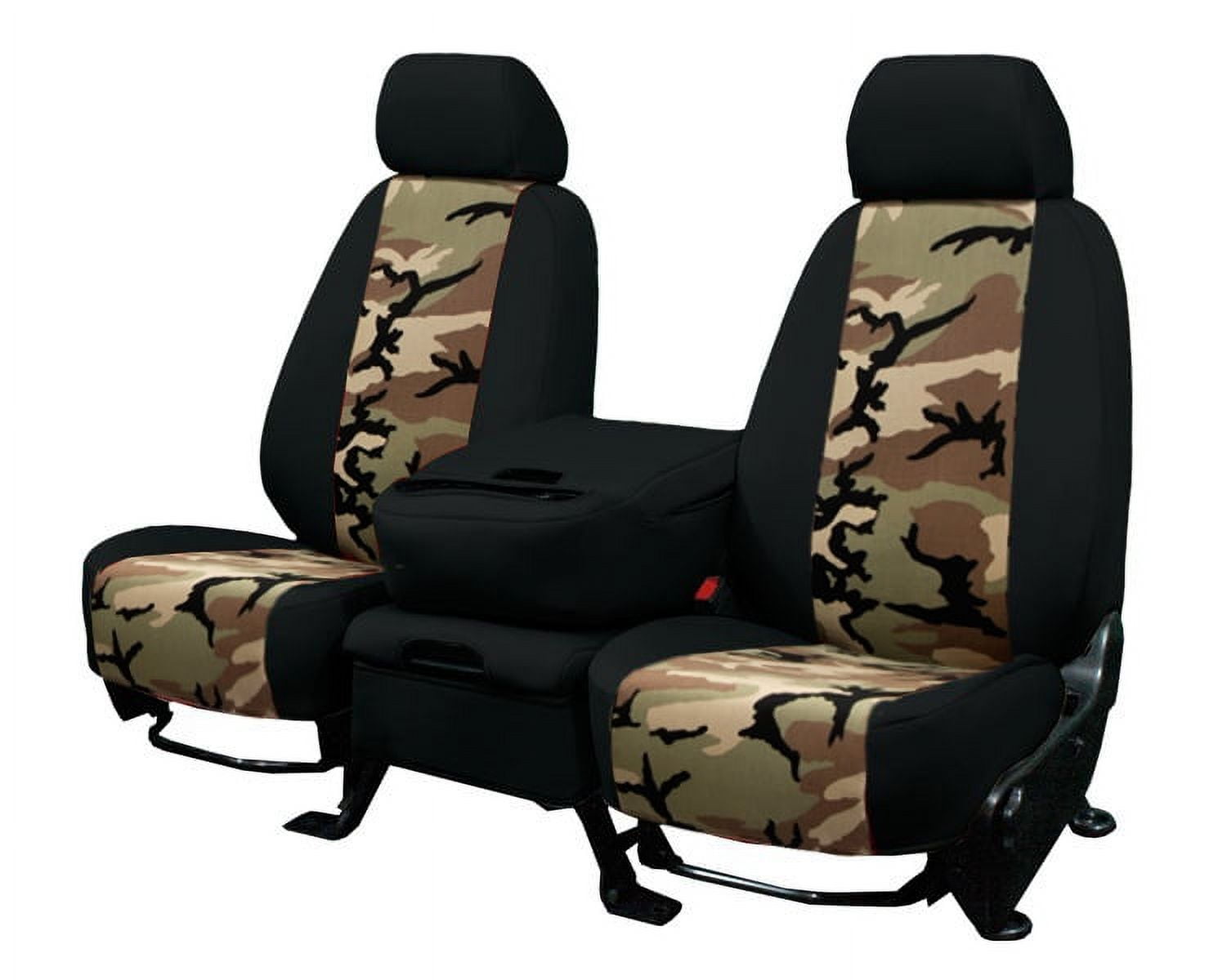 CalTrend Rear 40 60 Split Bench Camo Seat Covers for 2016 2022 Toyota Tacoma TY530 92KS Retro Insert with Black Trim Walmart