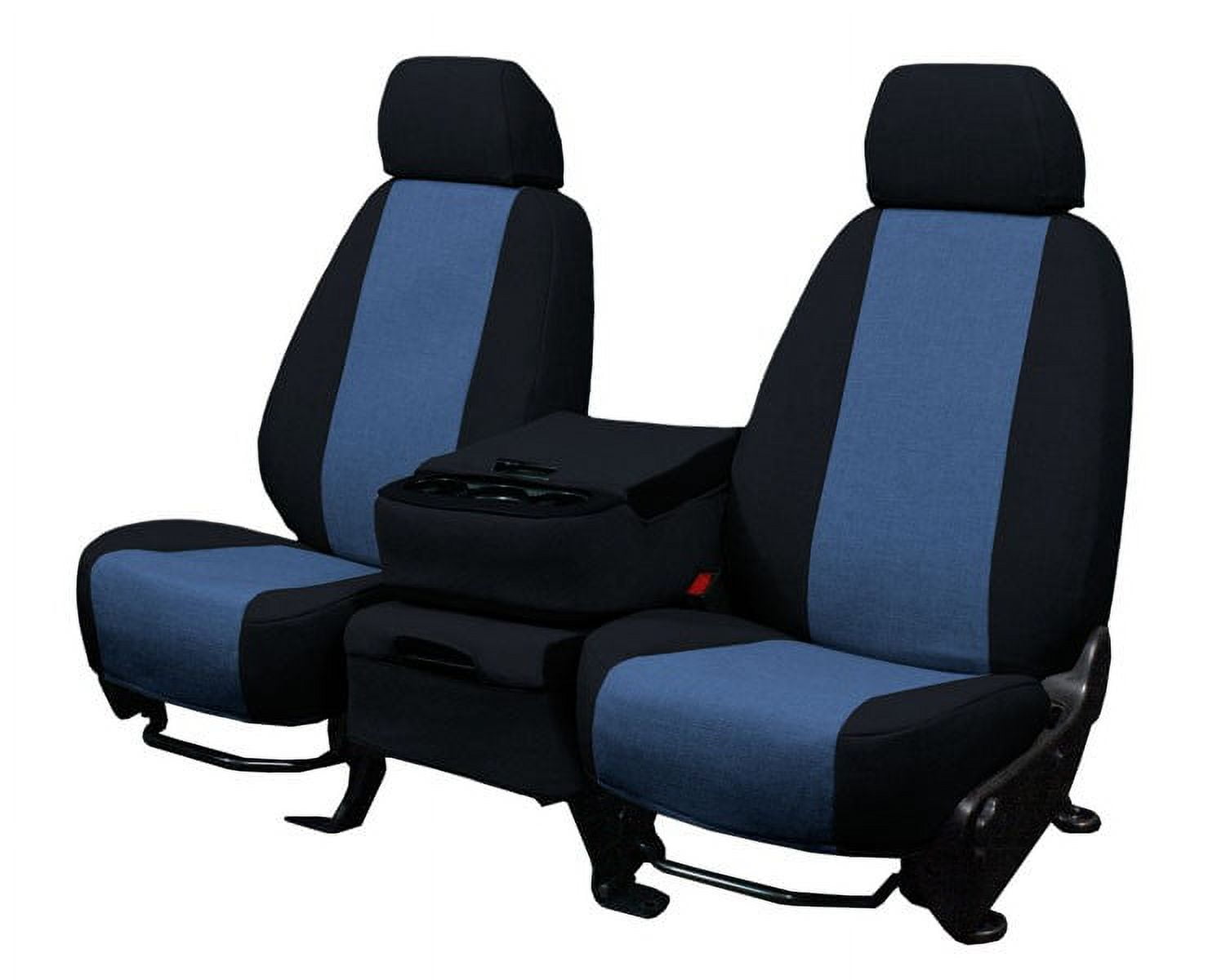 CalTrend Rear 60/40 Split Back & Solid Cushion Tweed Seat Covers for ...