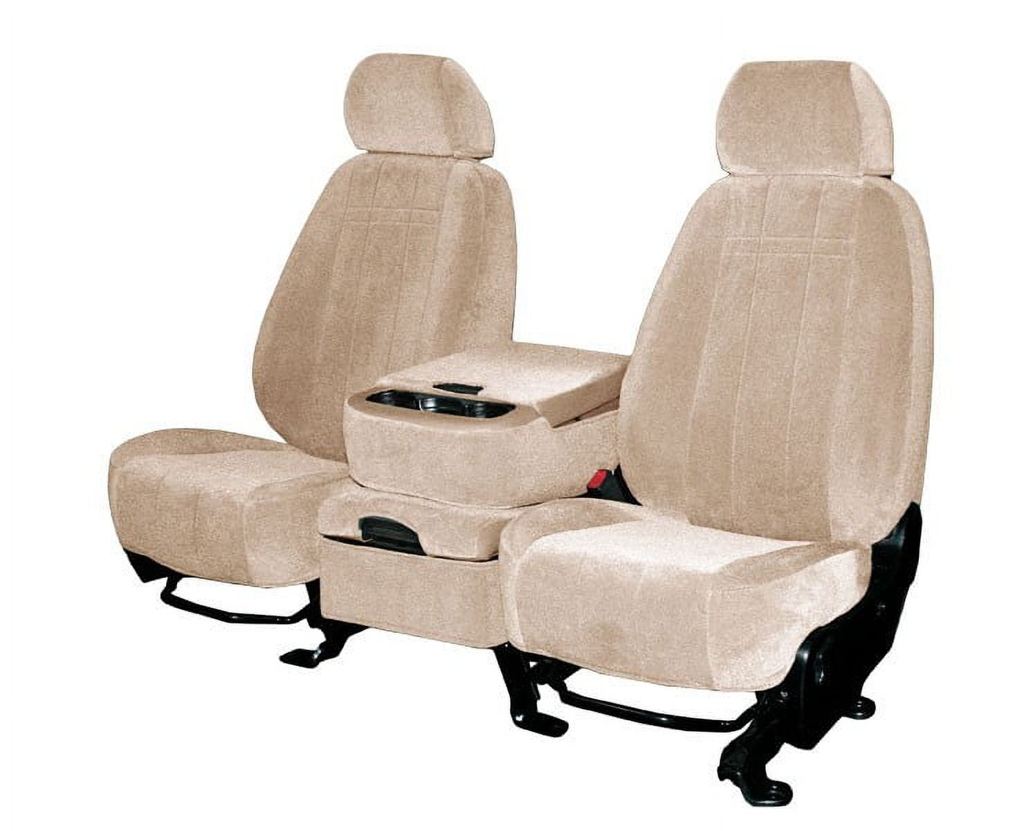 CalTrend Rear 60/40 Split Bench O.E. Velour Seat Covers for 2014-2019 ...