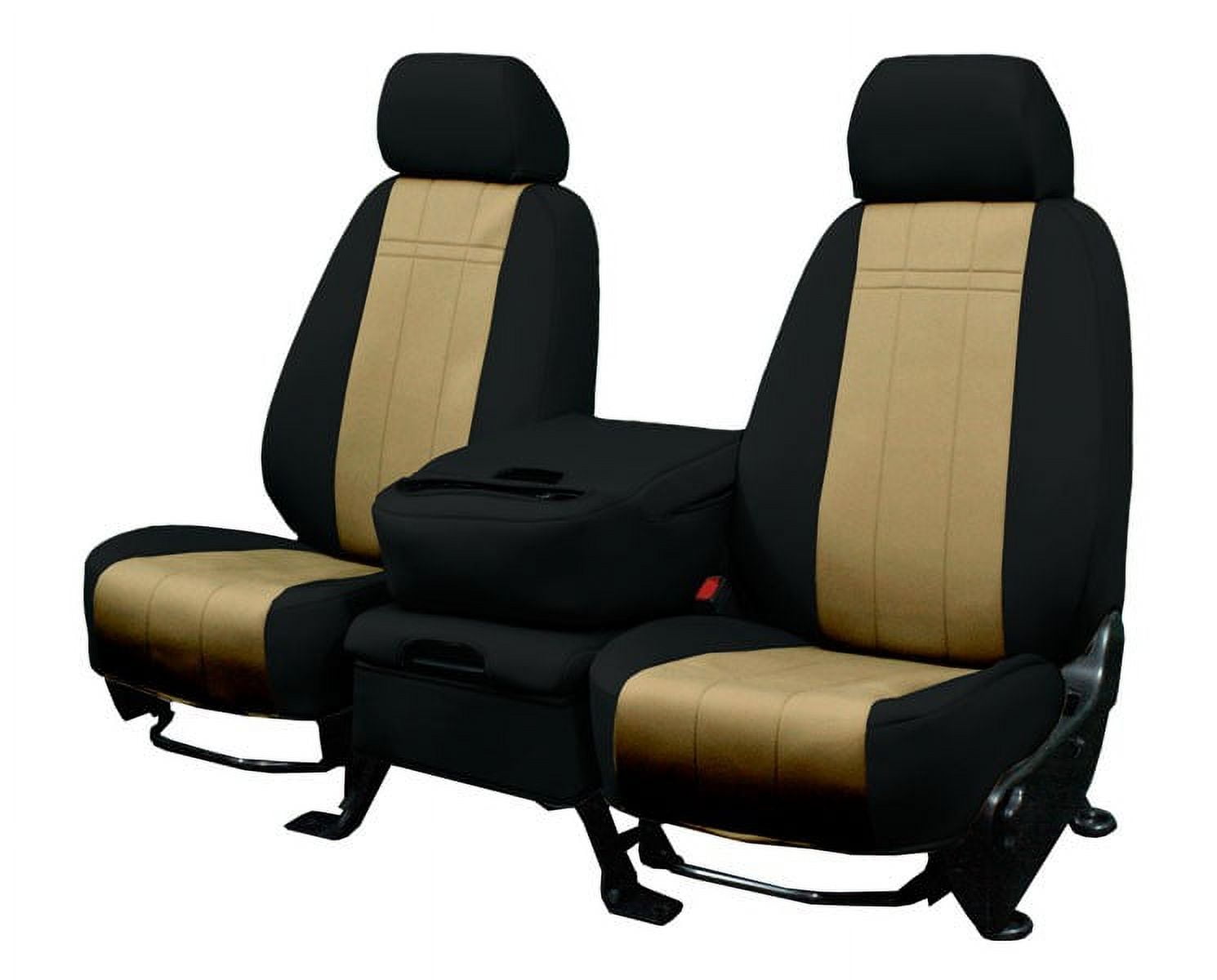 CalTrend Rear Solid Bench NeoPrene Seat Covers for 1996-1999 Nissan ...