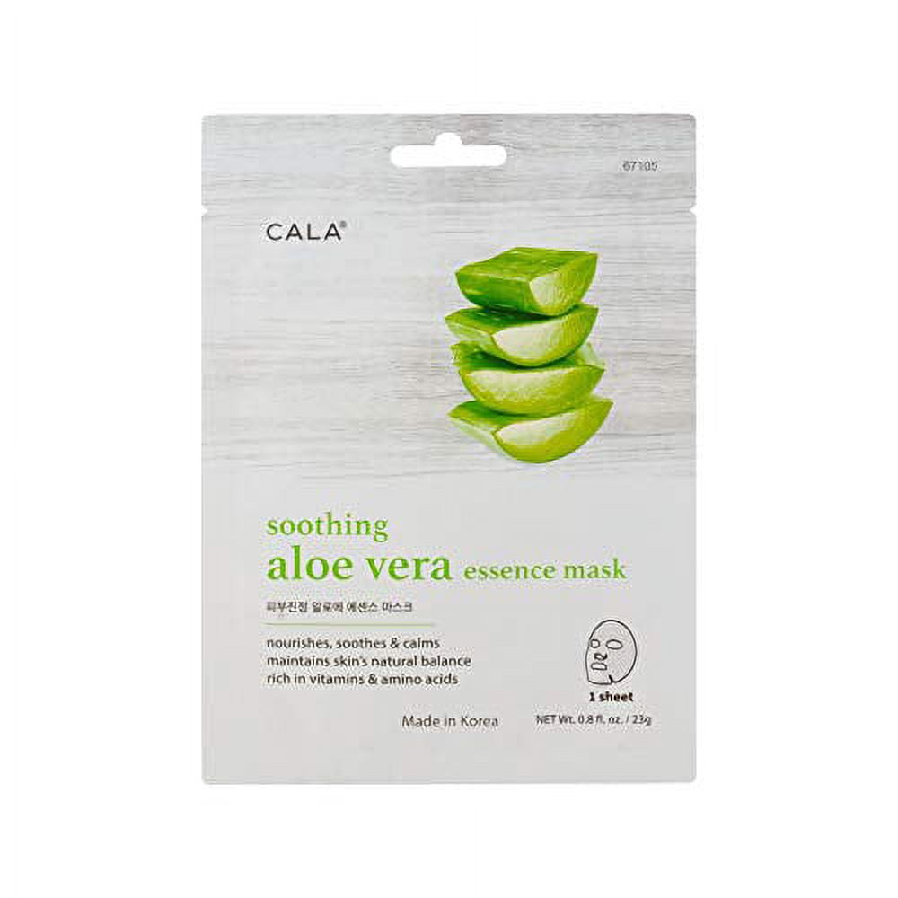 CALA Essence Facial Mask with Aloe Vera, 5 sheets - Walmart.com