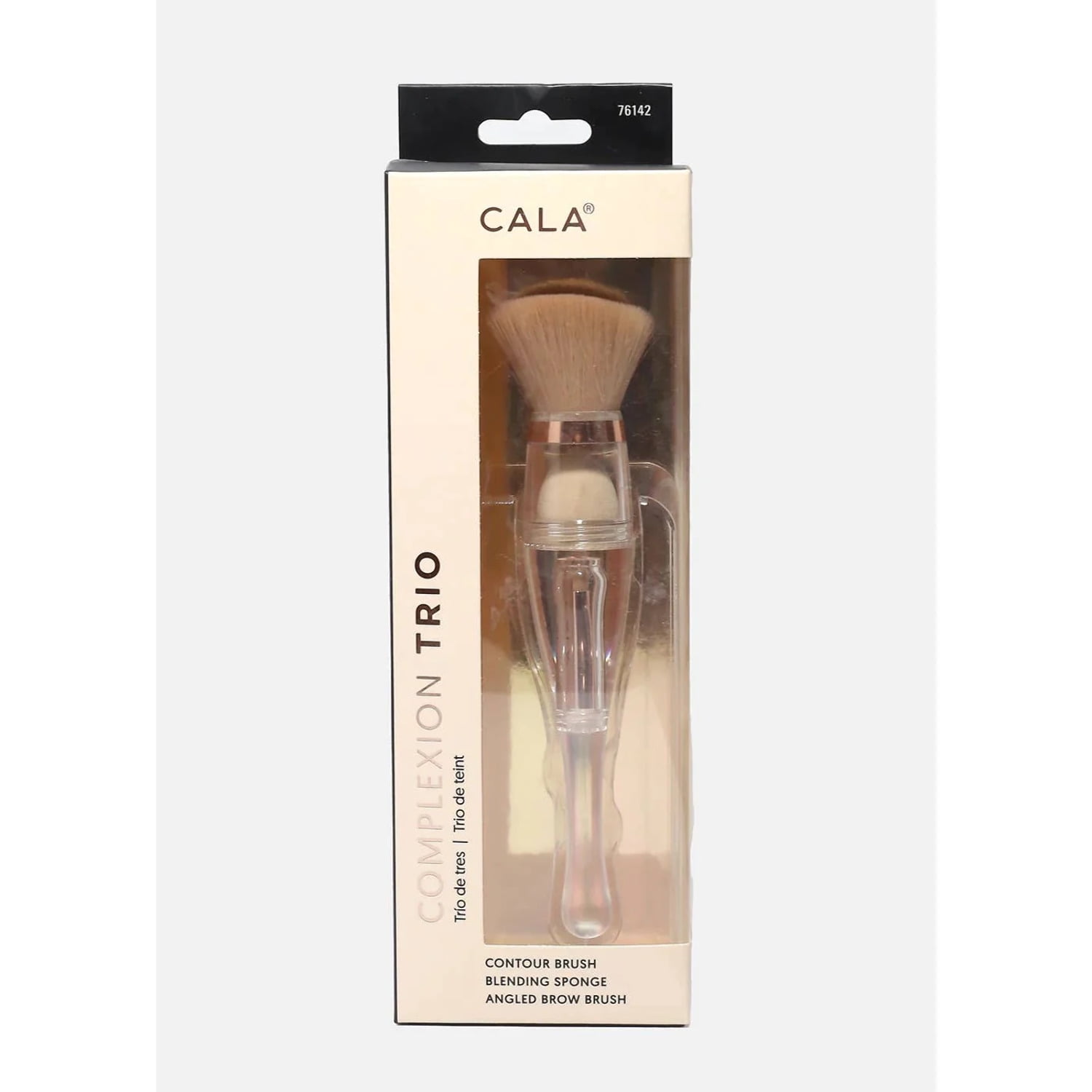 Cala Complexion Trio 3 in 1 Angled Makeup Brush - Walmart.com