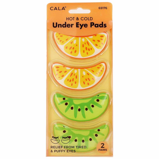 Cala Hot & Cold Under Eye Pads - 2 Pairs, Orange/Kiwi - Walmart.com
