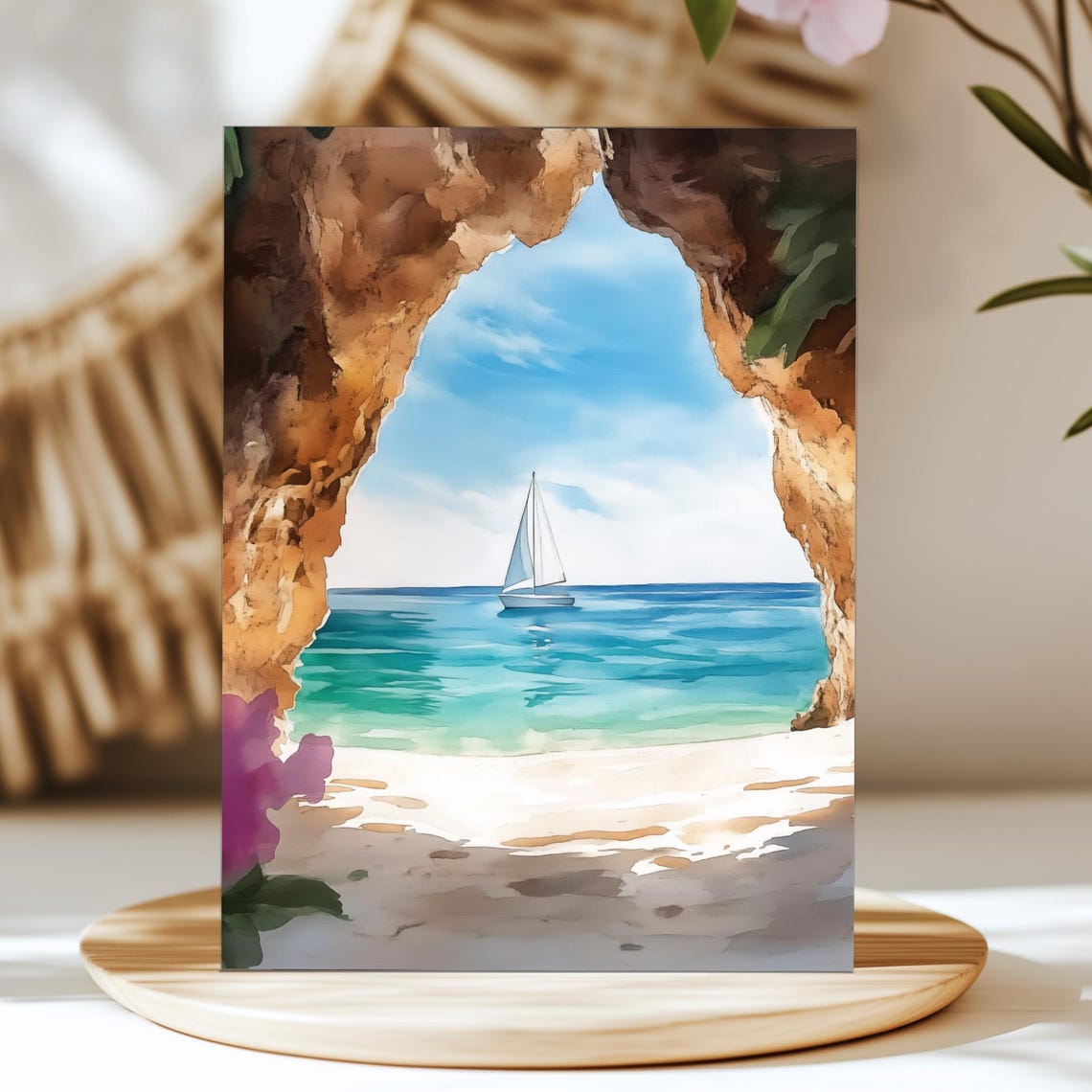 Cala Luna Sardinia Print, Italian Coastal Wall Art, Mediterranean Decor ...