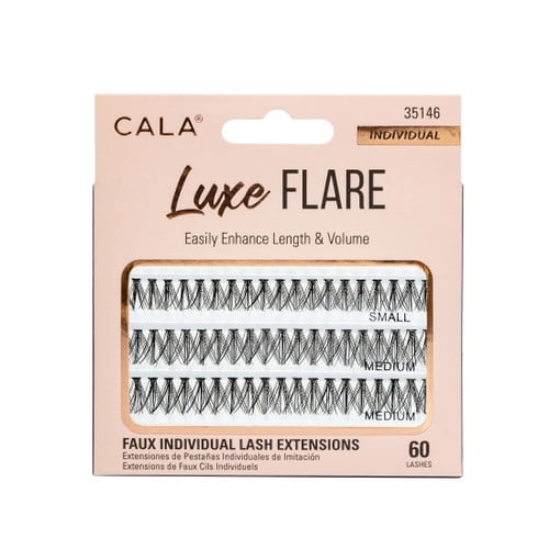 Cala Luxe Flare: 60 Faux Individual Lash Extensions - Walmart.com