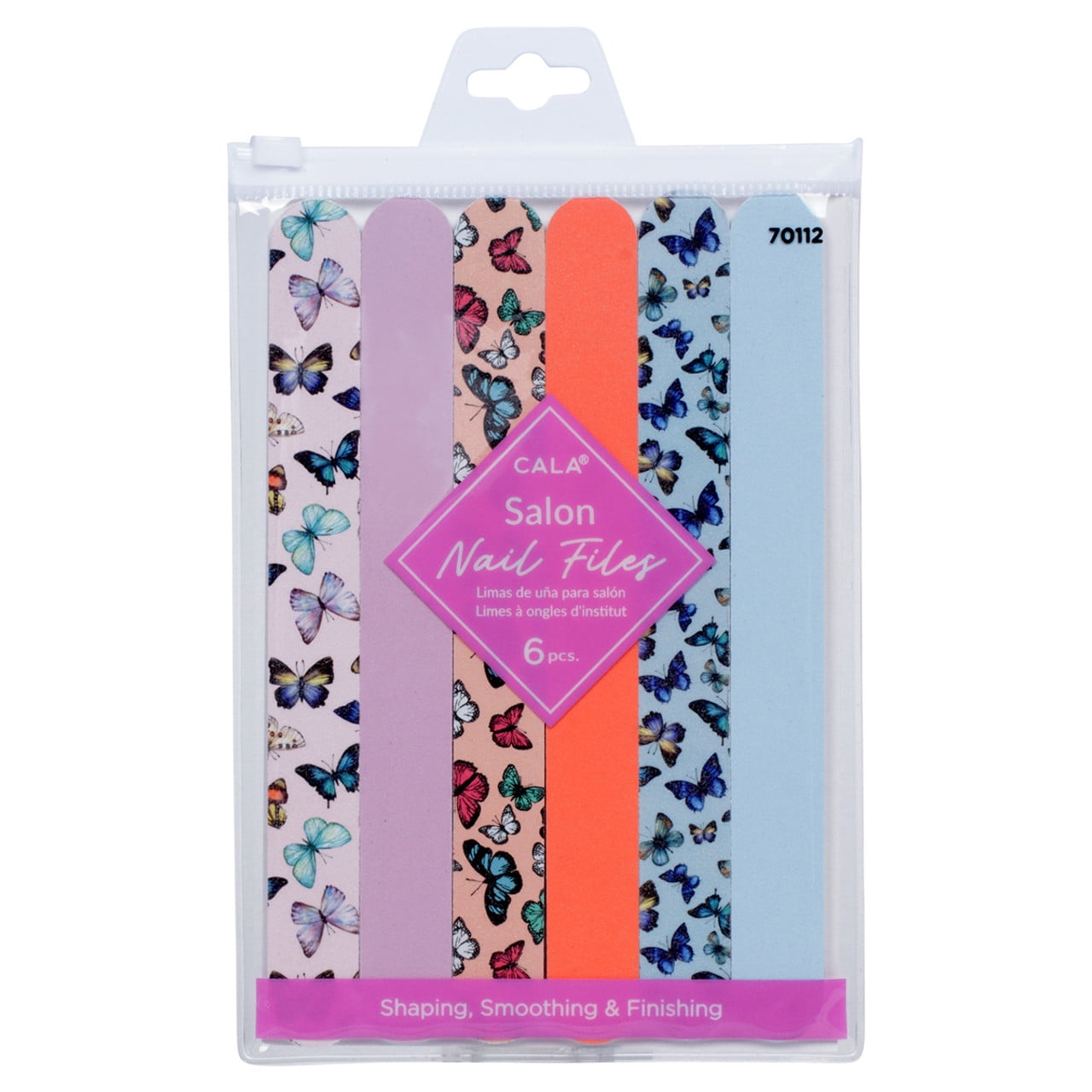 Cala Salon Nail Files - 6 Pcs - Walmart.com