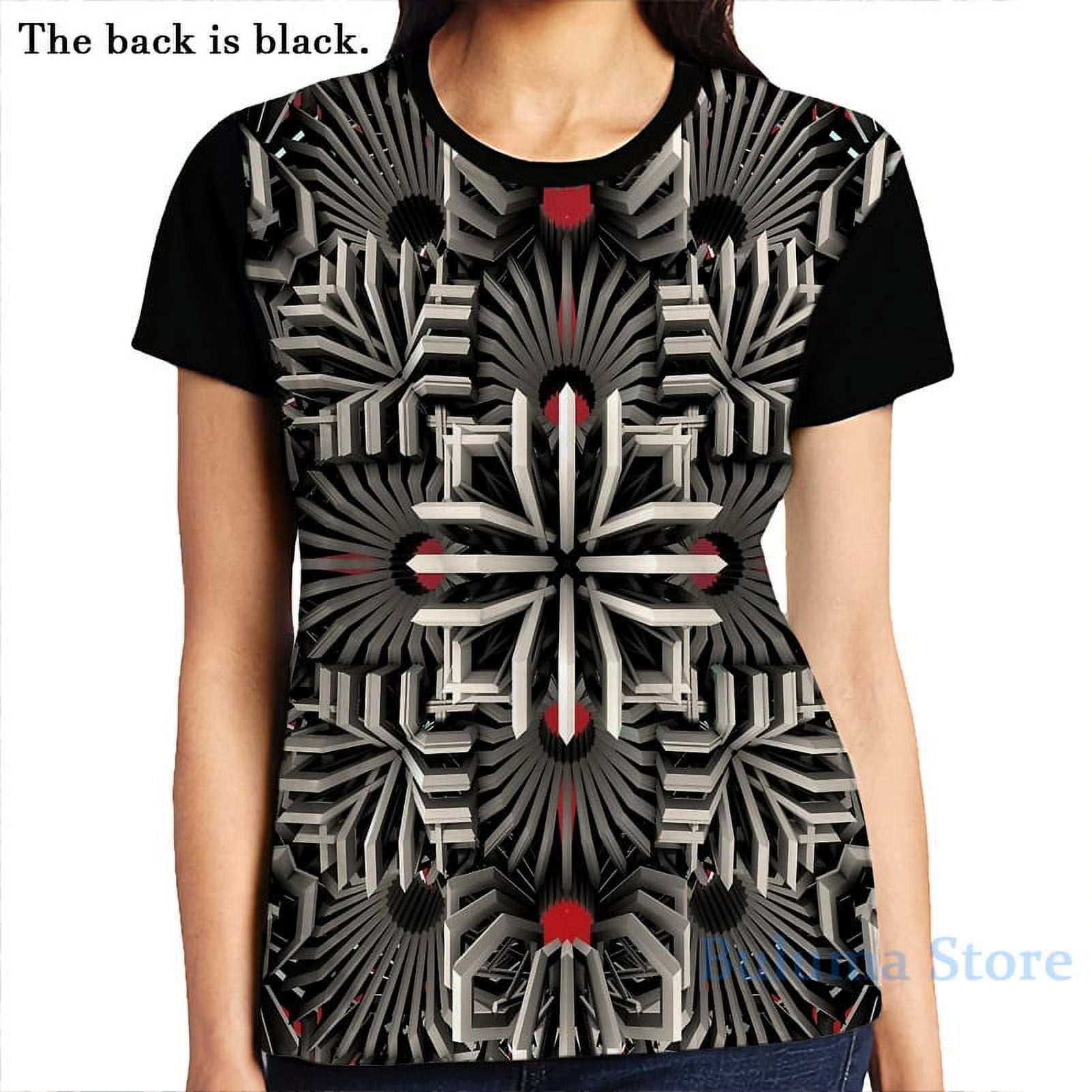 Calaabachti Matrix men T-Shirt women all over print fashion girl t shirt boy tops tees Short ...