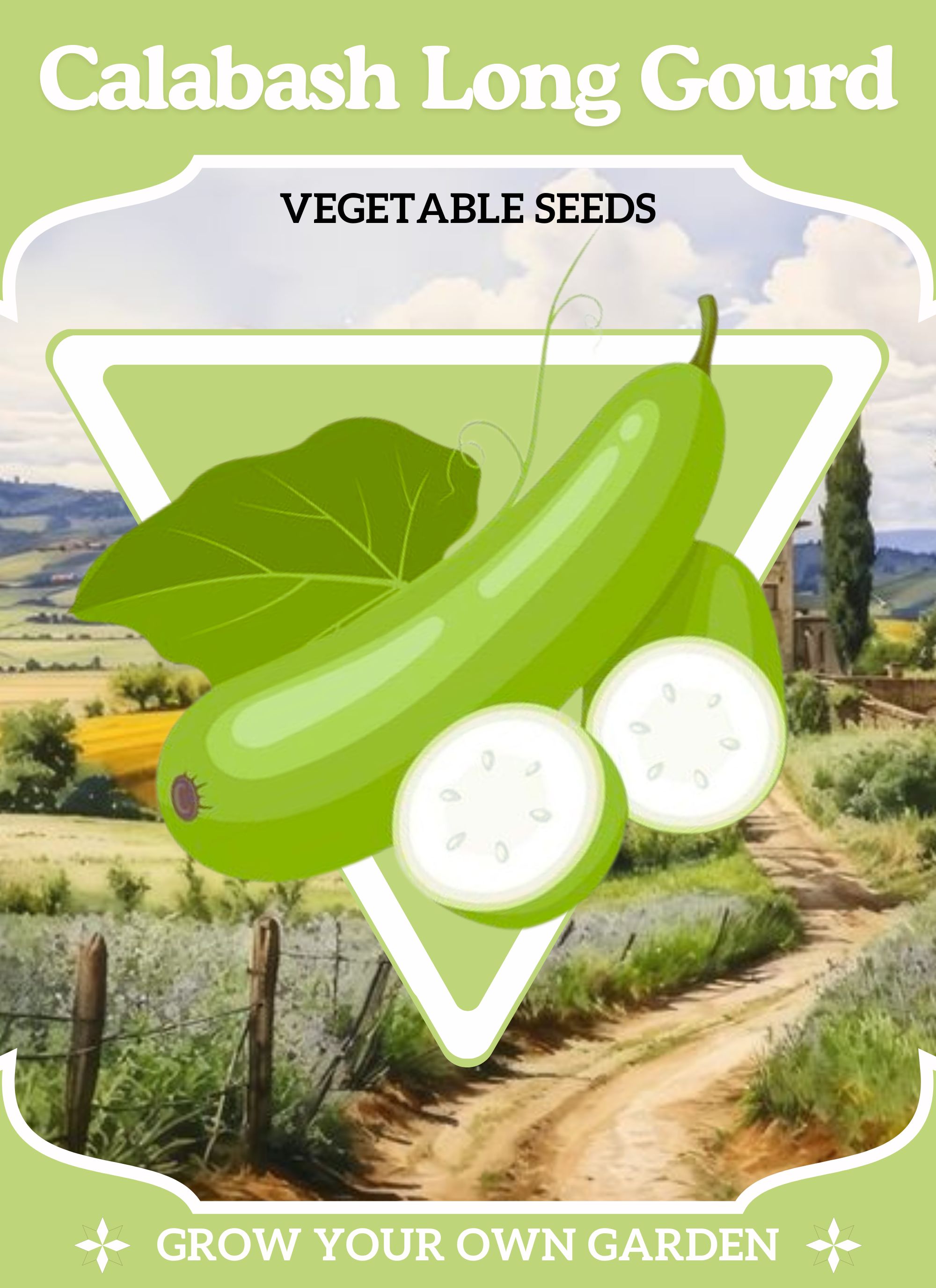 Calabash Long Gourd (12 Unit) | Fast Growing || All-natural | Bulk ...