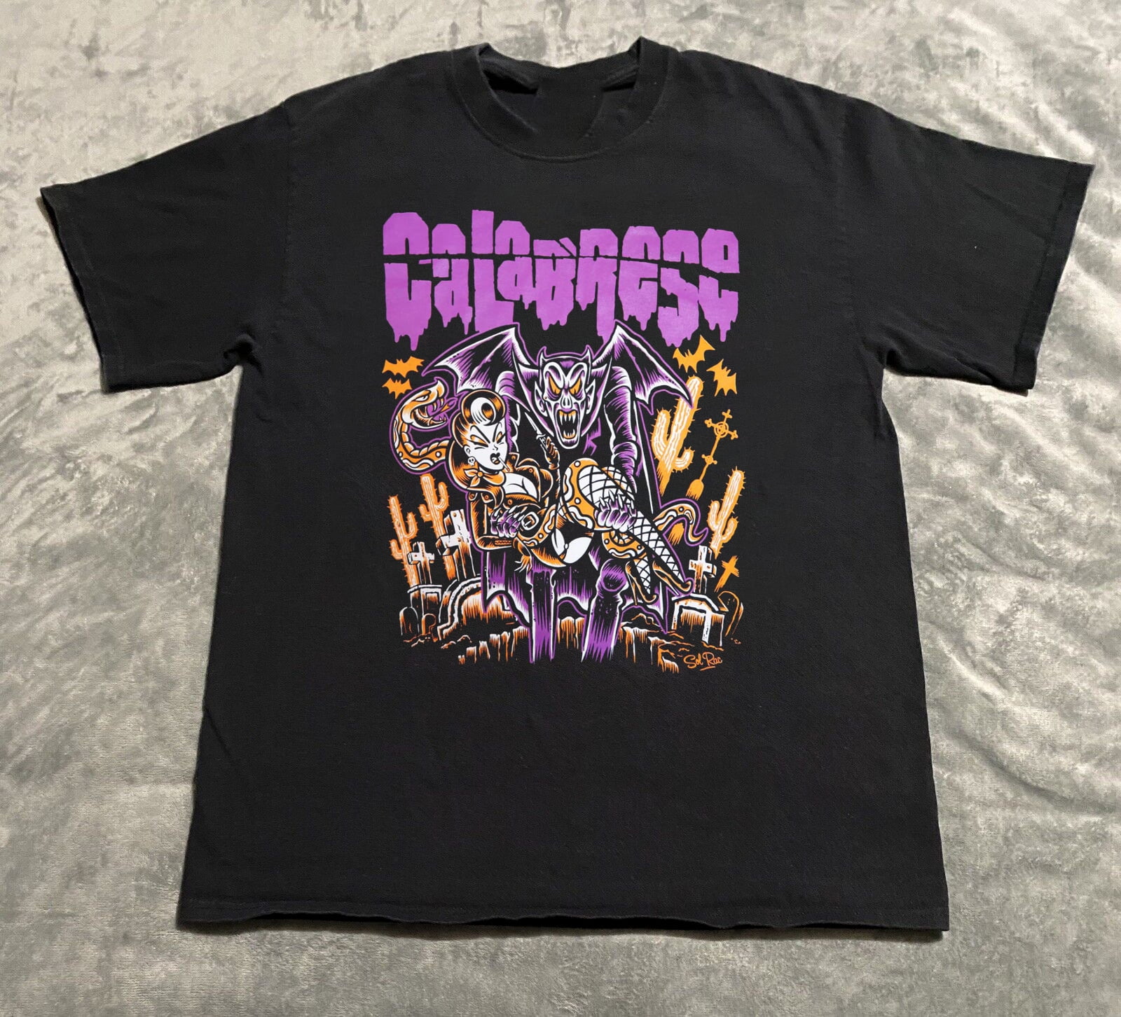 Calabrese Band Rock Tour Short Sleeve T-Shirt Full-Size S to 5XL PR667 ...
