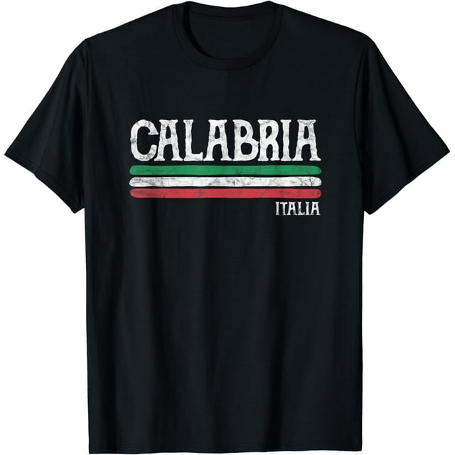 Calabria Italy Italia Souvenir Italian Flag Calabrian T-Shirt - Walmart.com