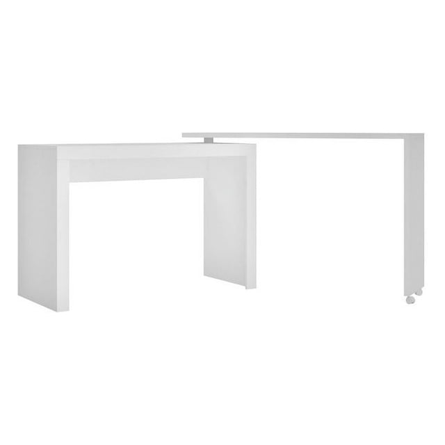 Calabria Nested Desk with swivel feature in White - Walmart Business ...