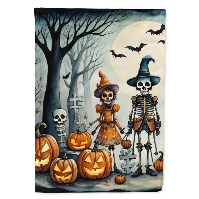 Calacas Skeletons Spooky Halloween House Flag DAC2227 - Walmart.com