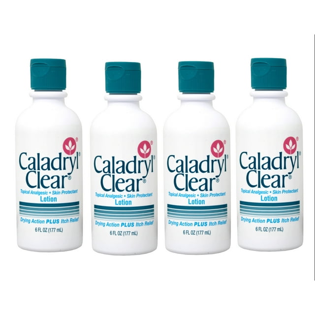 Caladryl Clear Skin Protectant Lotion 6 oz (Pack of 4) - Walmart.com
