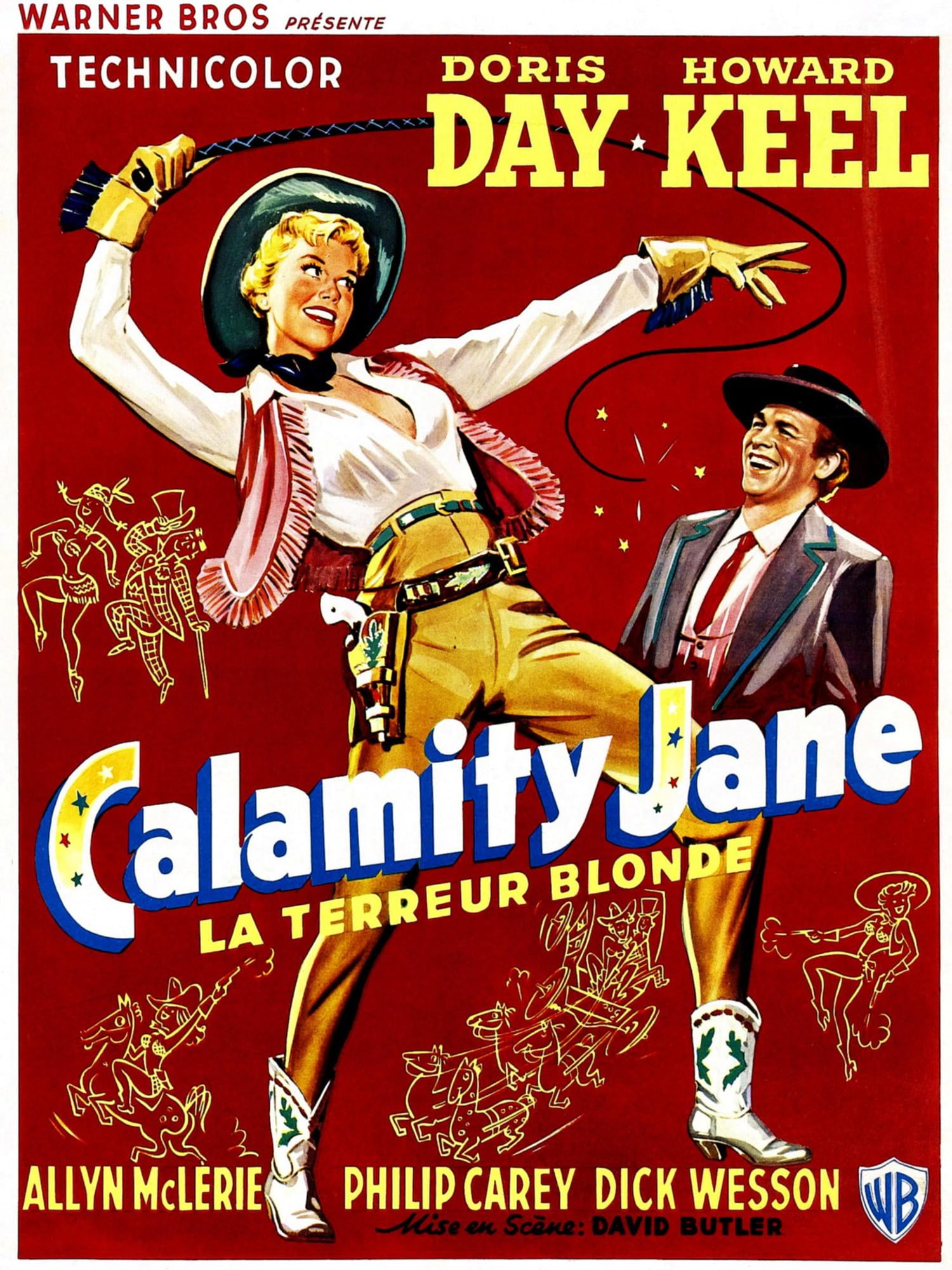 Art.com Calamity Jane, Doris Day, Howard Keel, (Belgian Poster Art ...