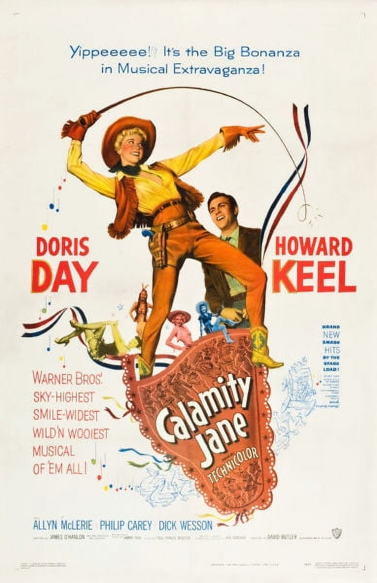 Calamity Jane Poster 24In x 36In Art Poster 24x36 Multi-Color Square ...