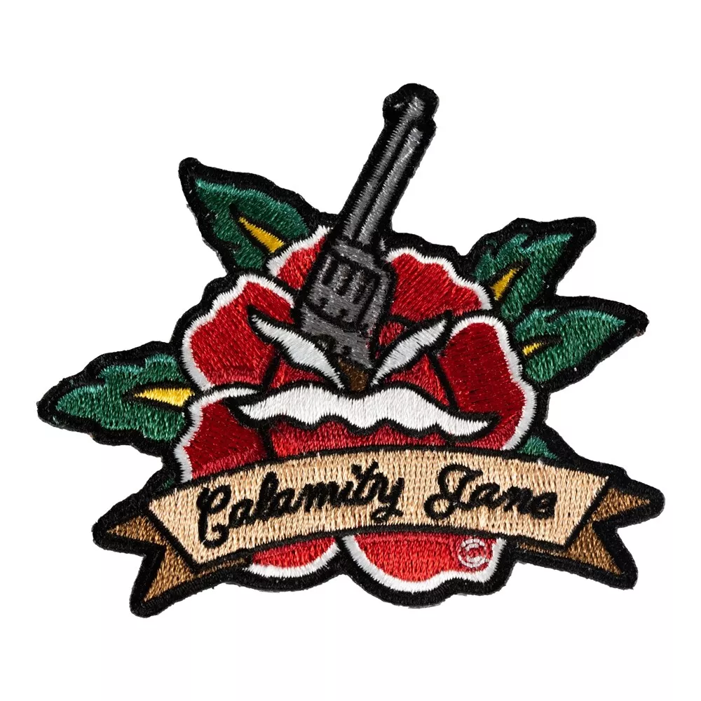 Calamity Jane Revolver Rose Patch, South Dakota Patches - Walmart.com
