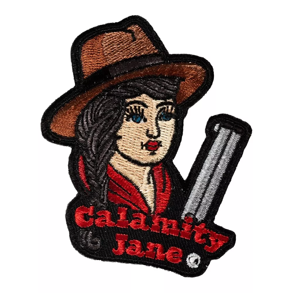 Calamity Jane Gray Shotgun Patch, South Dakota Patches, Manufactured by ...