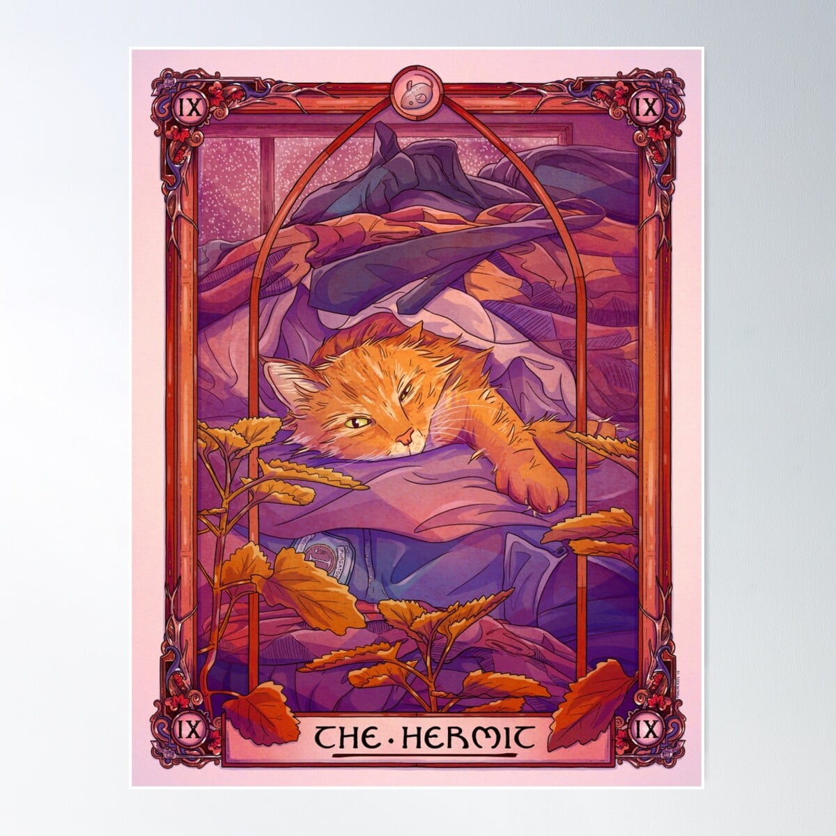 Calamity Jane | The Hermit | Wynonna Earp Tarot Poster Wall Art, Modern ...