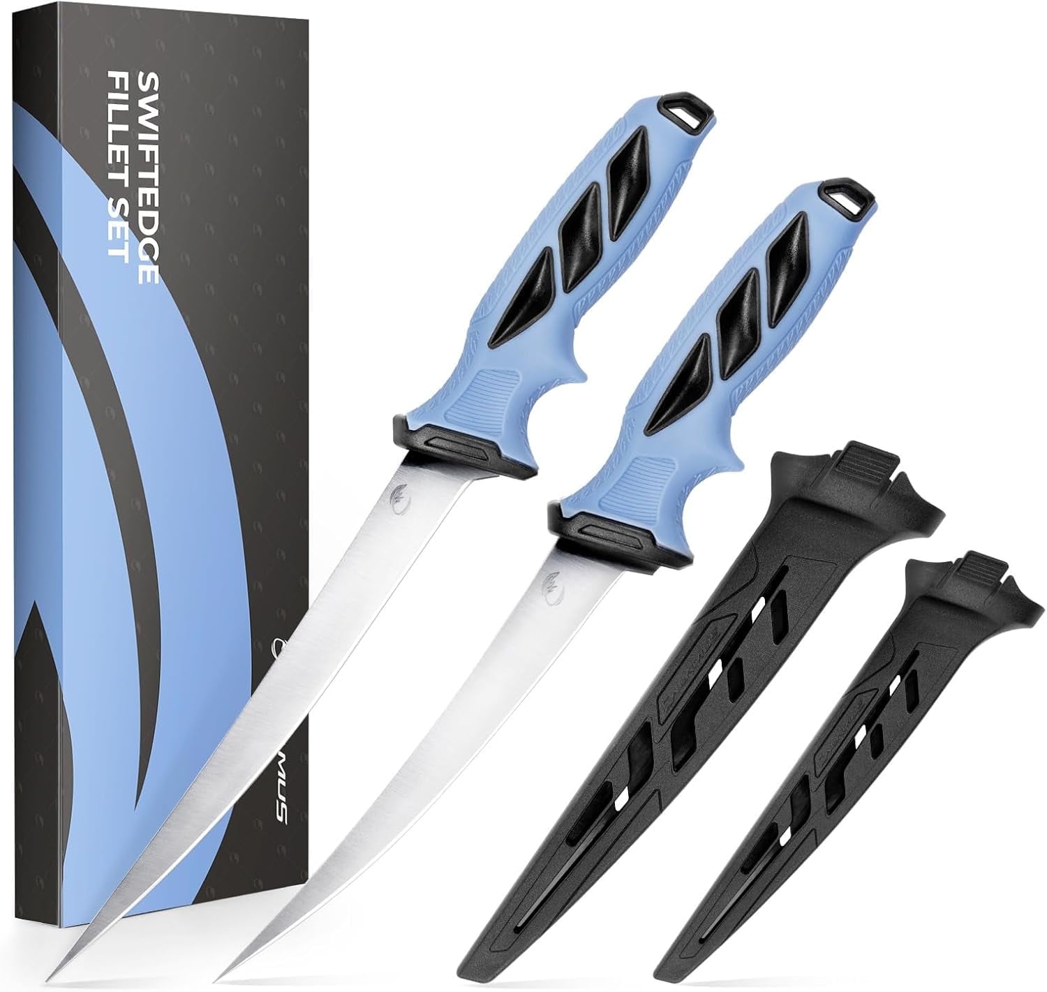 Calamus Fillet Fishing Knife Set, G4116 Stainless Steel Rust ...