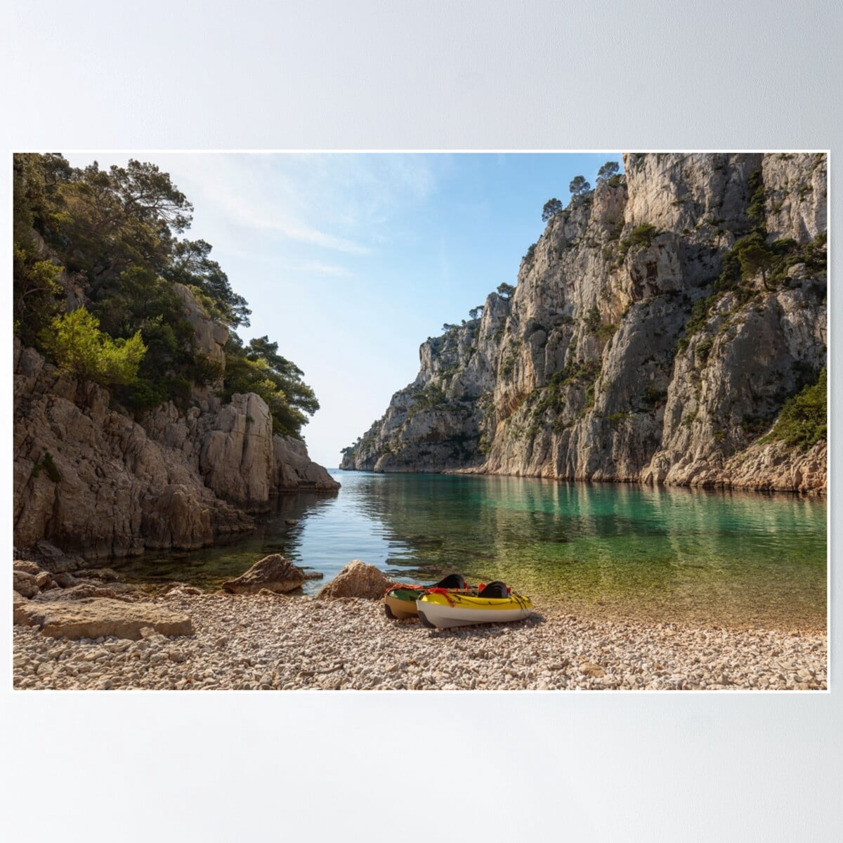 Calanque D'En Vau Poster Wall Art, Modern Wall Decor For Living Room ...