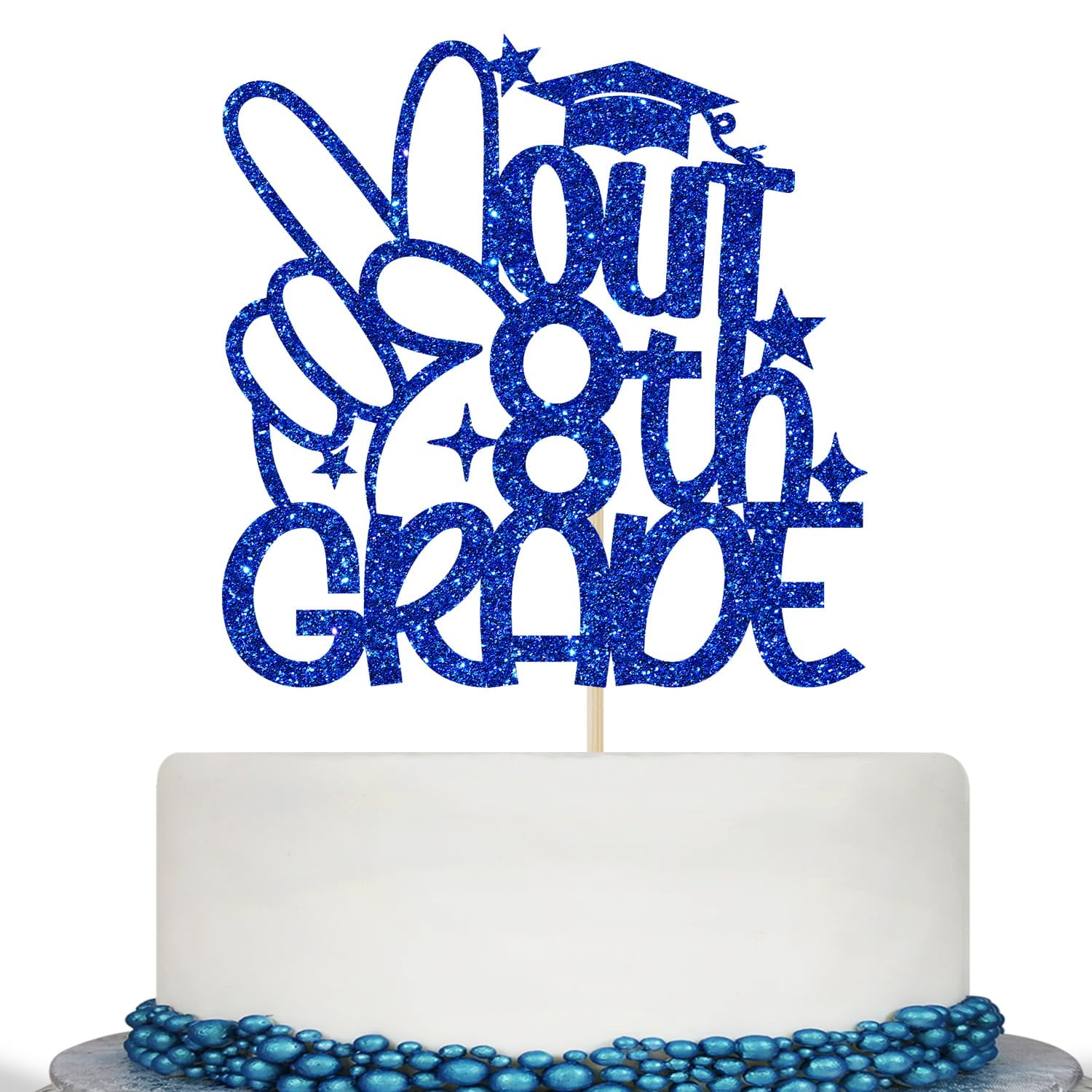 Calarjeta Out 8thTRDN Grade Cake Topper, 8th Grade Grad Cake Topper ...