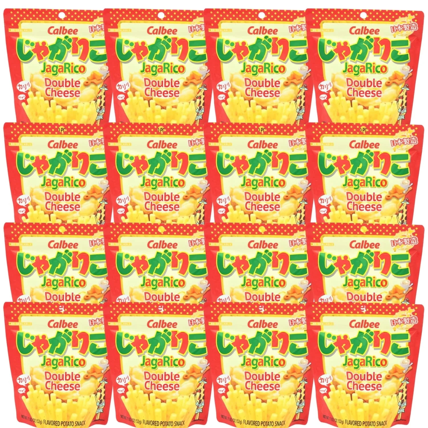Calbee Japan Jagarico Sticks Double Cheese (pack of 12) - Walmart.com